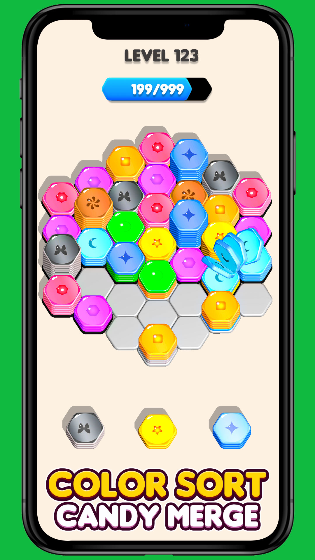 Hexa Donut Sort Tiles Puzzle Game - App on Amazon Appstore