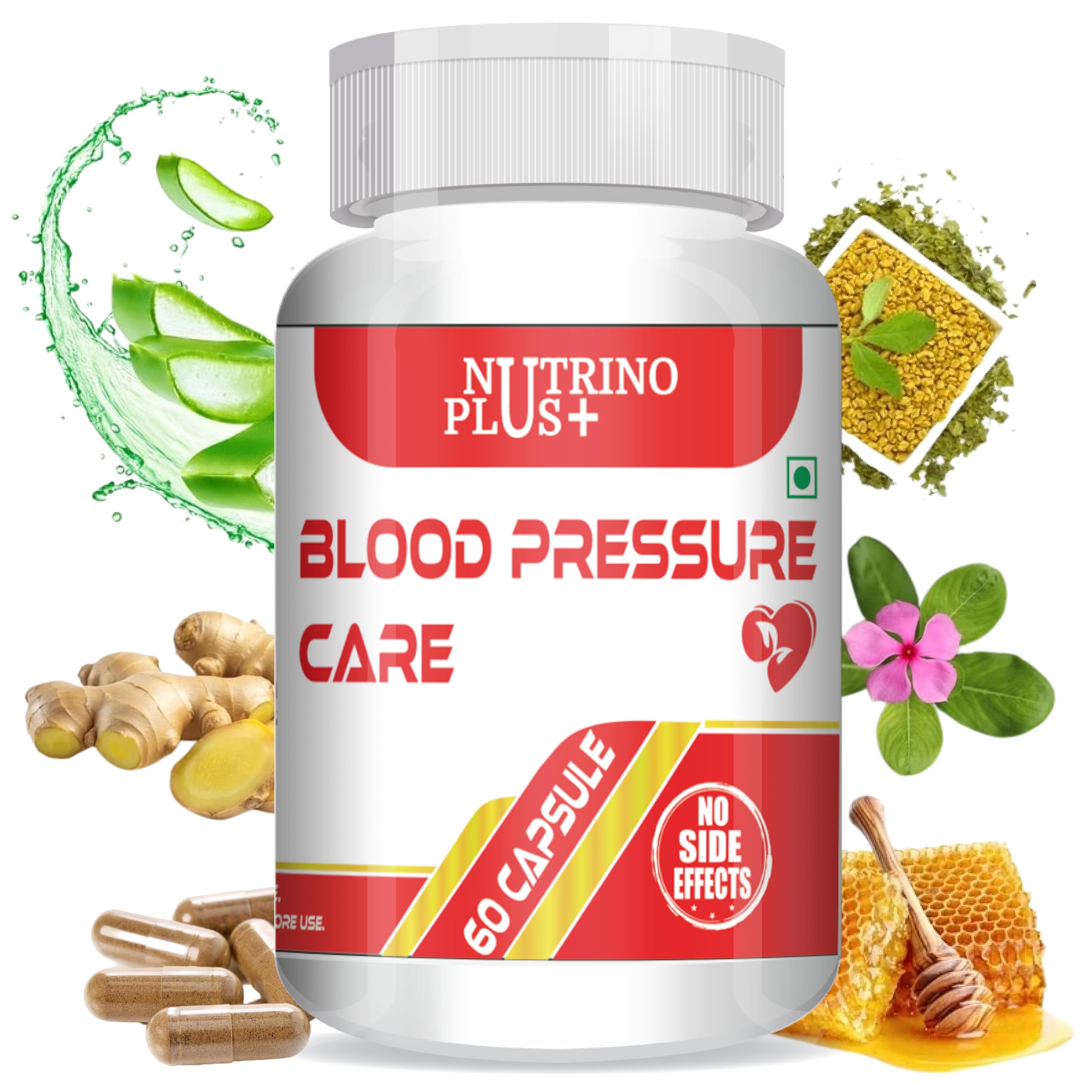 Buy NutrinoPlus Blood Pressure Care Capsule Helps in Natural Support ...
