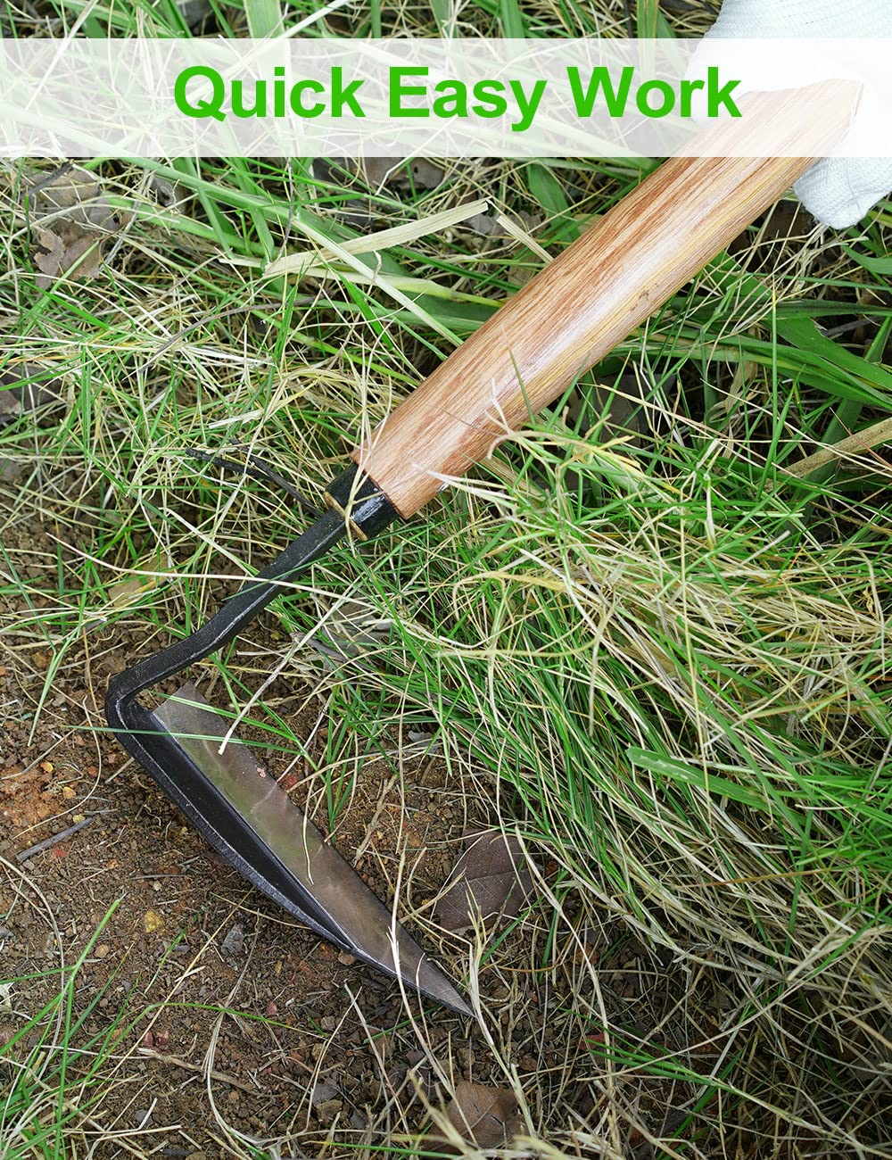 Snapklik.com : TOYPOPOR Japanese Weeding Sickle Hoe, Gardening Tools ...