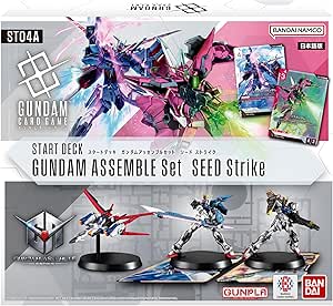 Bandai Gundam Card Game Starter Deck Gundam Assemble Set Seed Strike (ST04A) : Amazon.ca: Toys ...