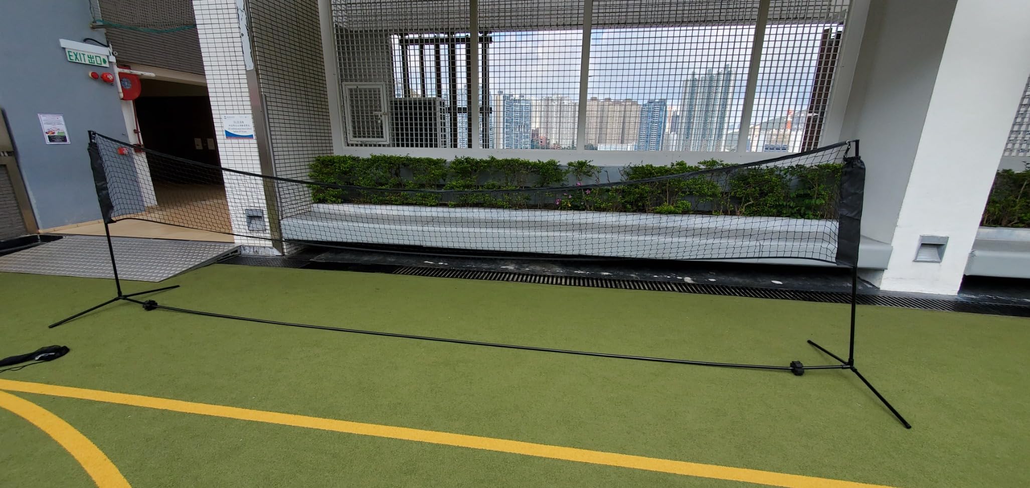 Amazon.com : Portable Pickleball Net Set, 20ft Badminton Pickleball Net ...