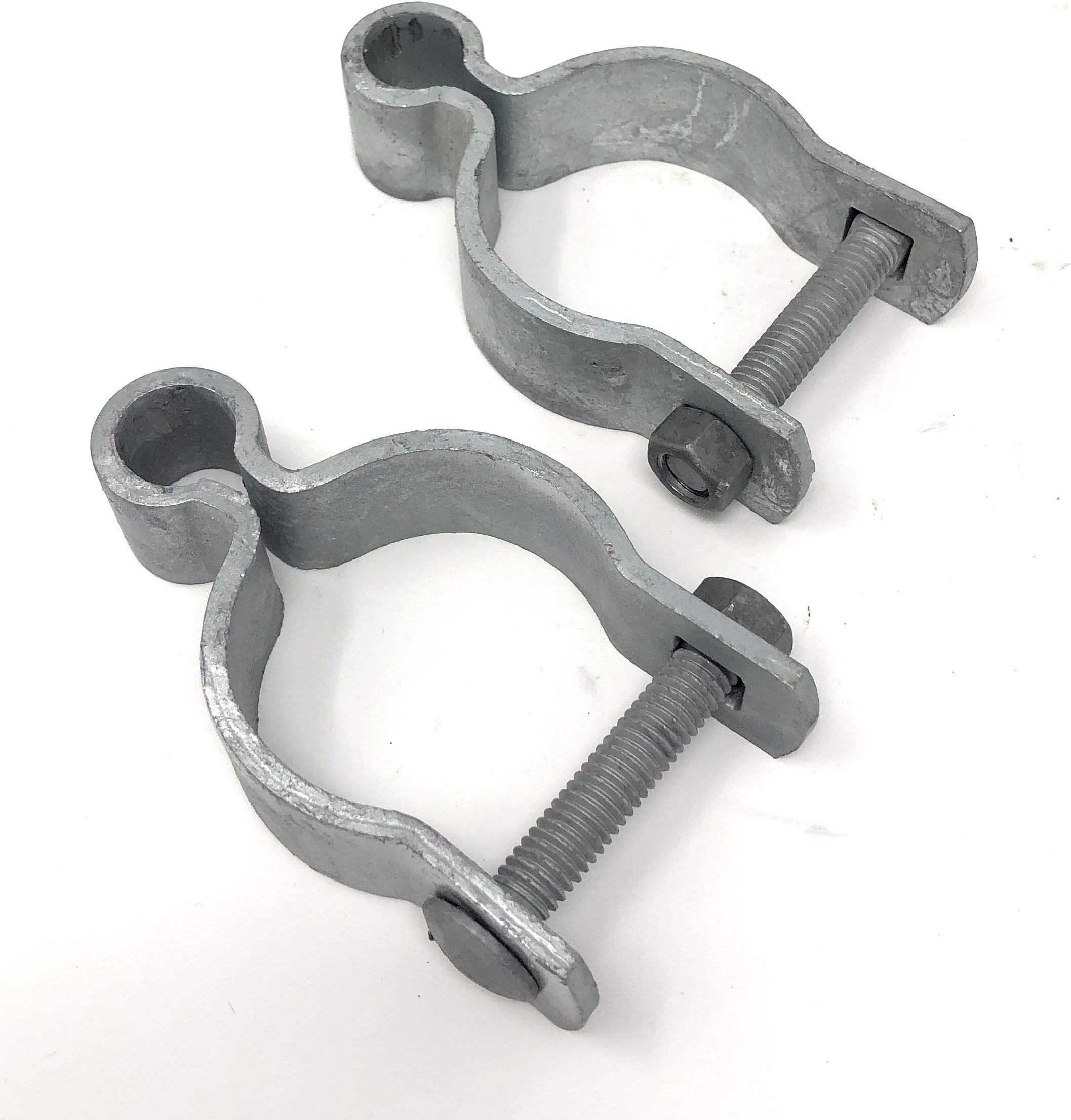 Amazon.com: Pressed Steel Chain Link Fence Frame Hinge w/Bolt - (2 Sets ...