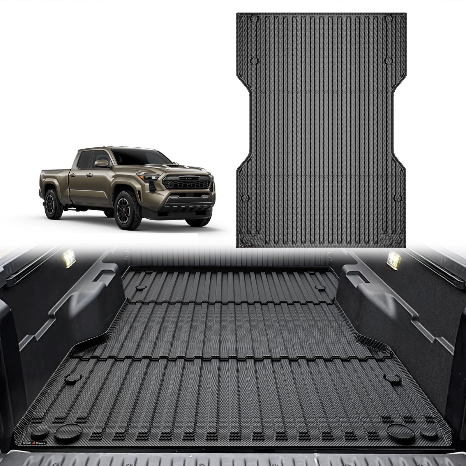 Amazon.com: TripleAliners Truck Bed Mat Compatible with 2024 2025 ...