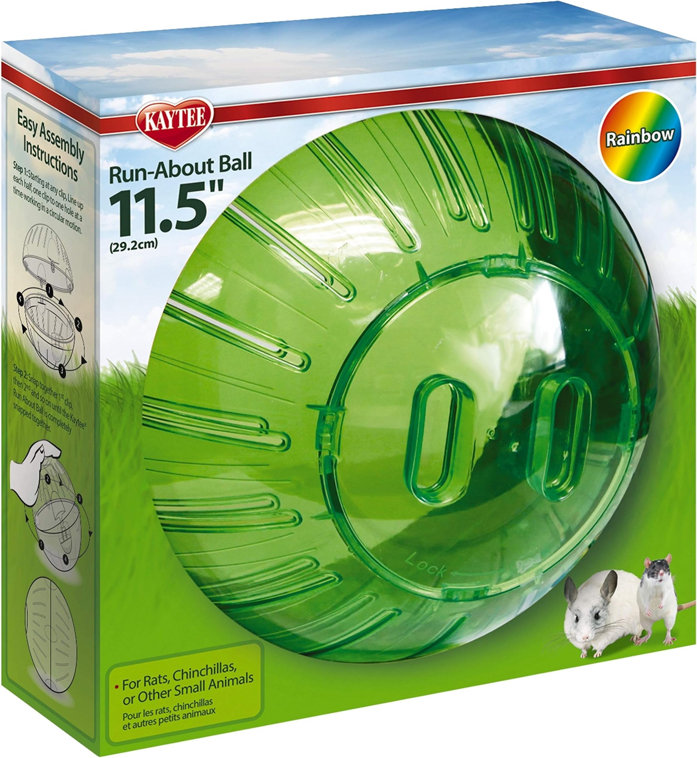 Kaytee Critter Cruiser, Interactive Exercise Toy, Ball, Safe, Secure ...