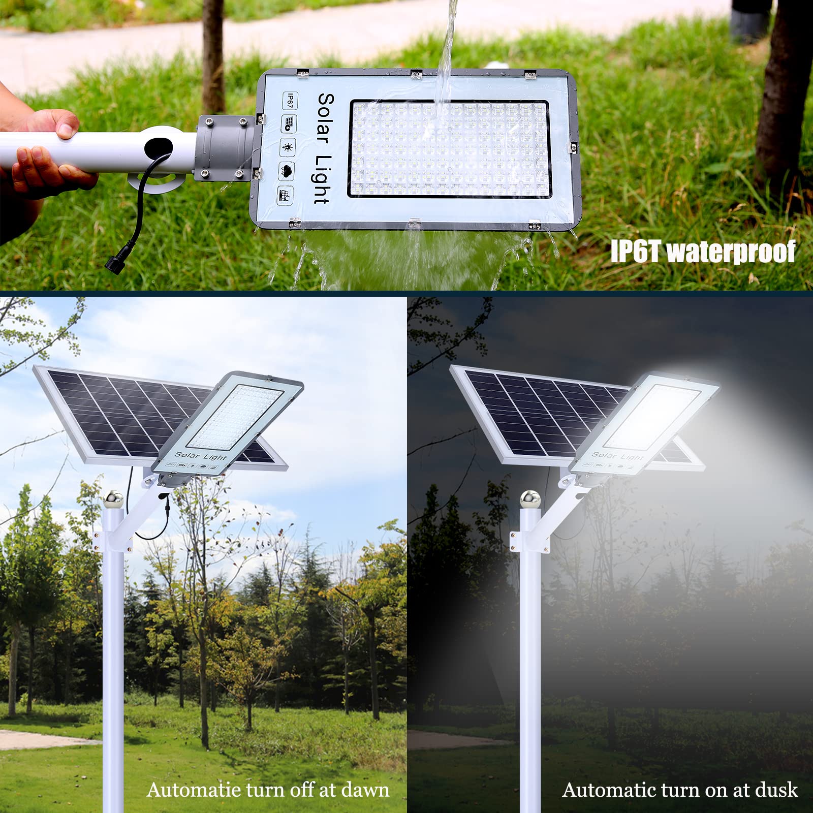 800w Solar Street Light Outdoor Waterproof IP67 Endurance Lights Street ...