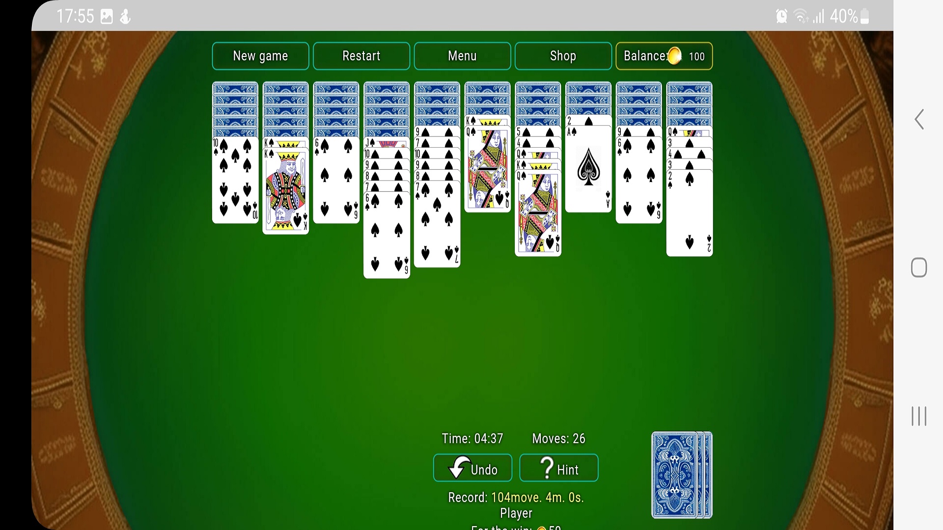 Spider Solitaire HD - App on Amazon Appstore