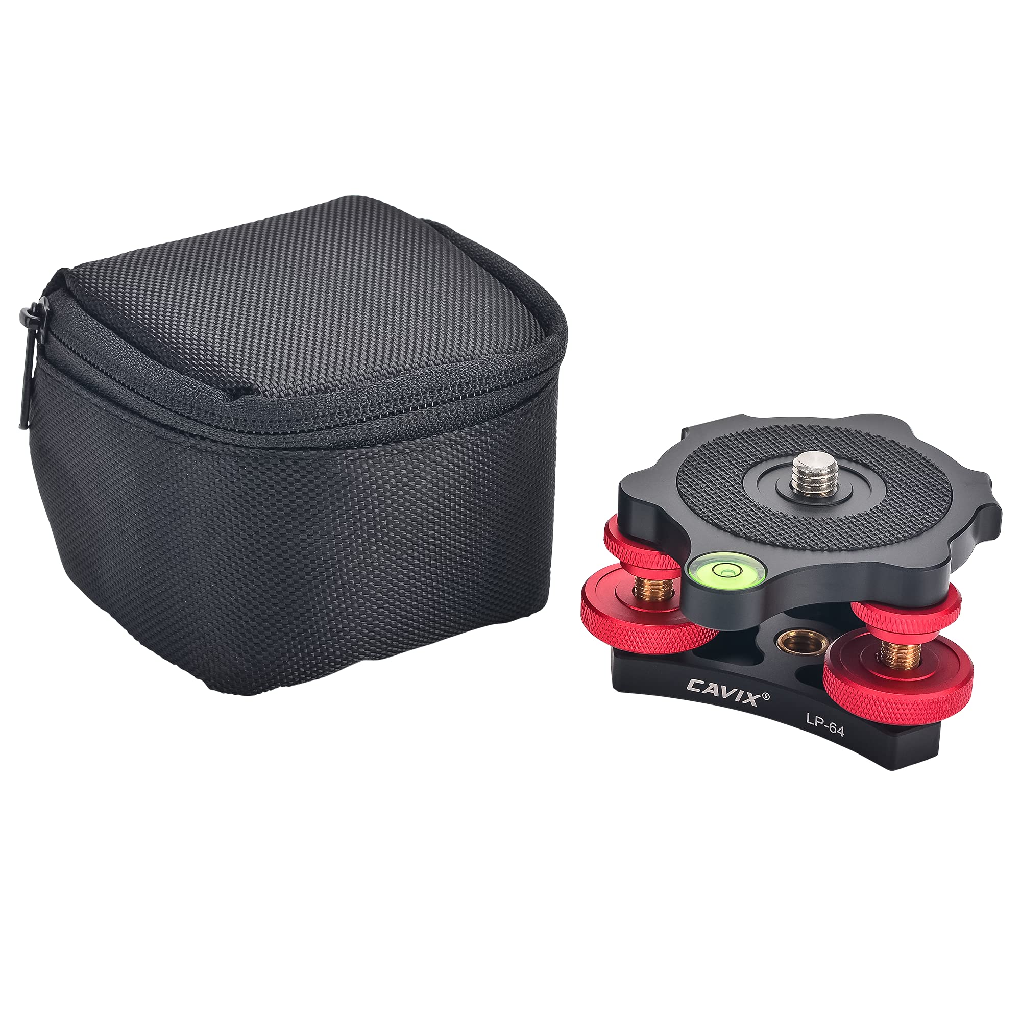 CAVIX Camera Leveler Tripod Leveling Base Tri-Wheel Head for Macro ...