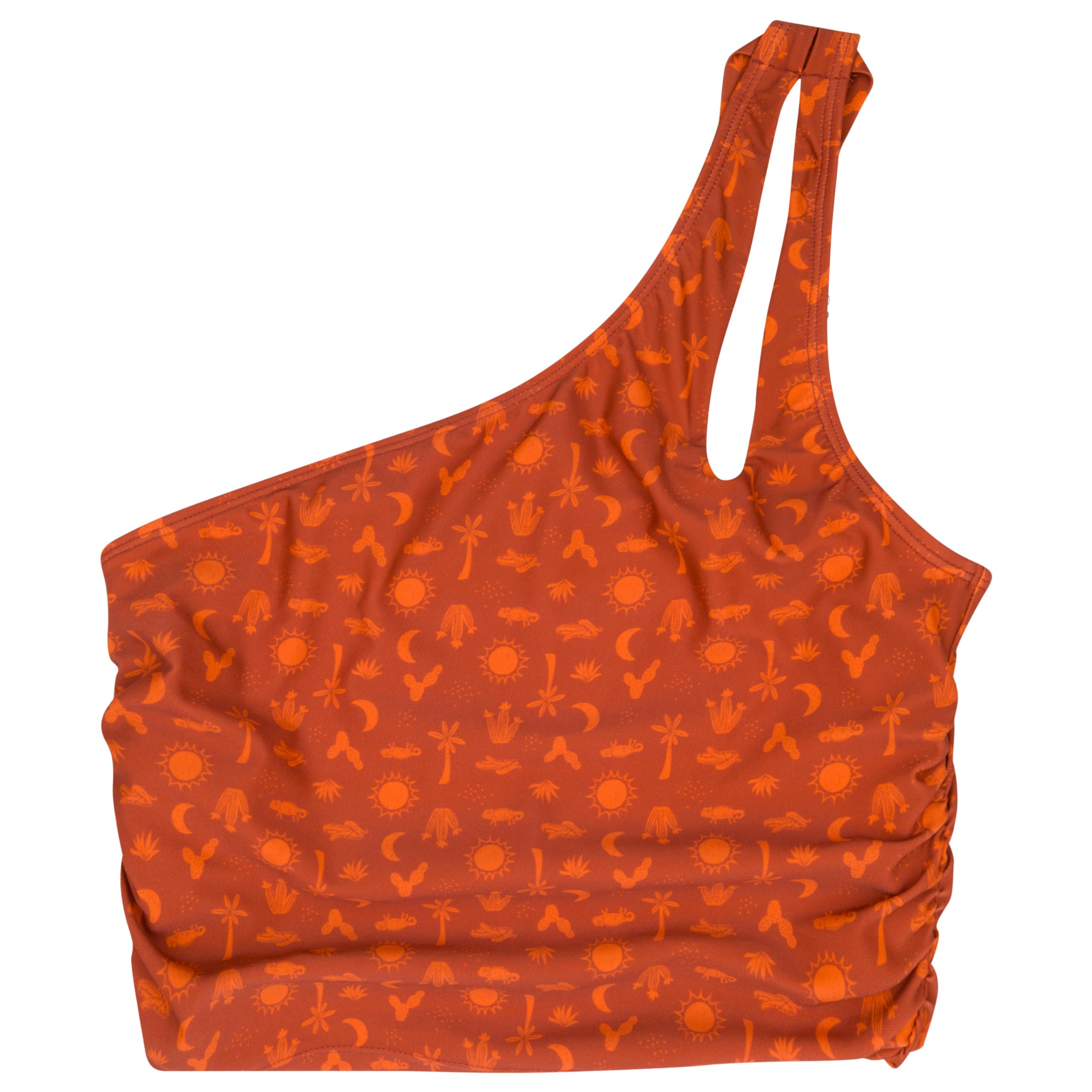 Snapklik.com : SwimZip Womens One Shoulder Crop Bikini Swim Top