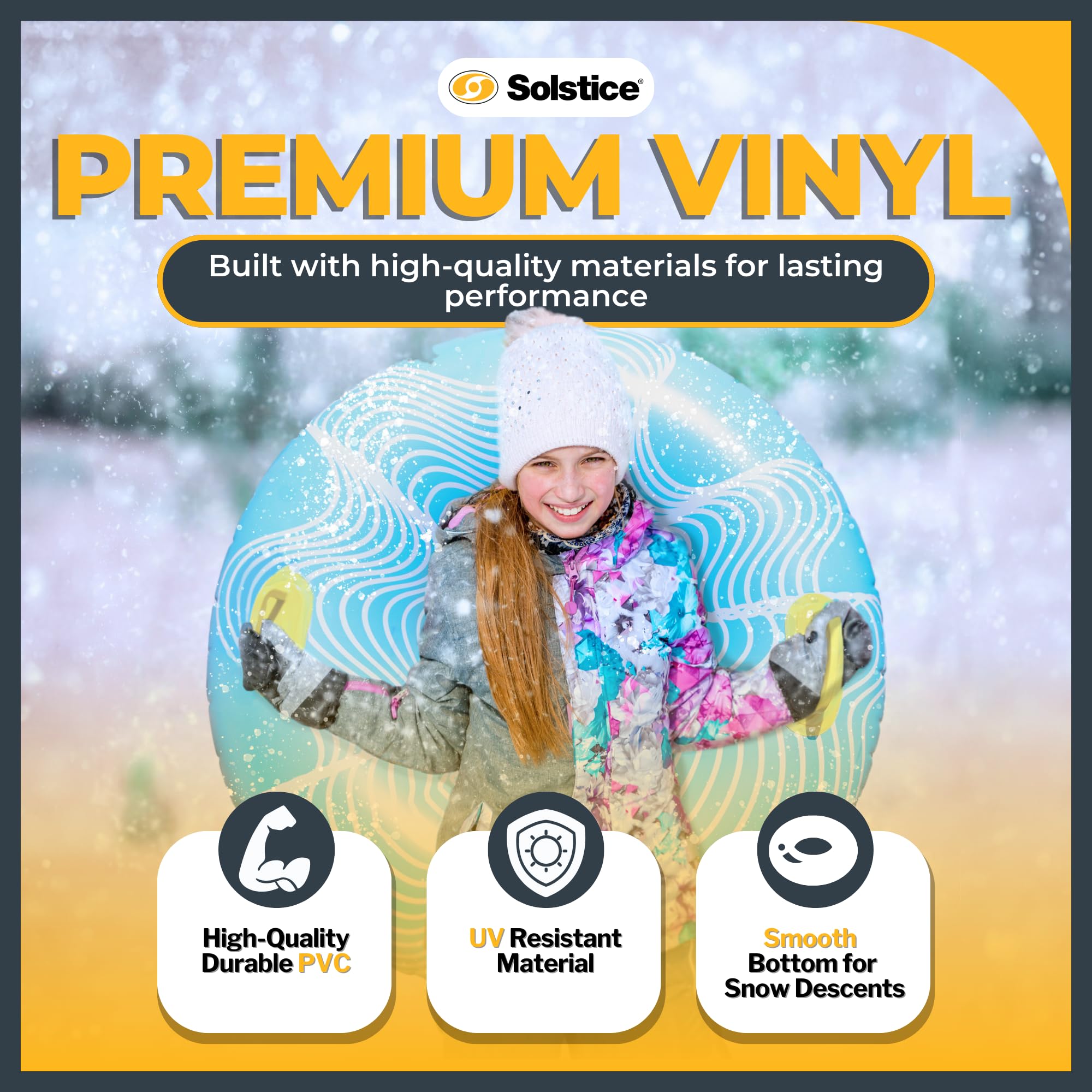 Snapklik.com : Solstice By SWIMLINE 36" Inflatable All-Season Snow Tube ...