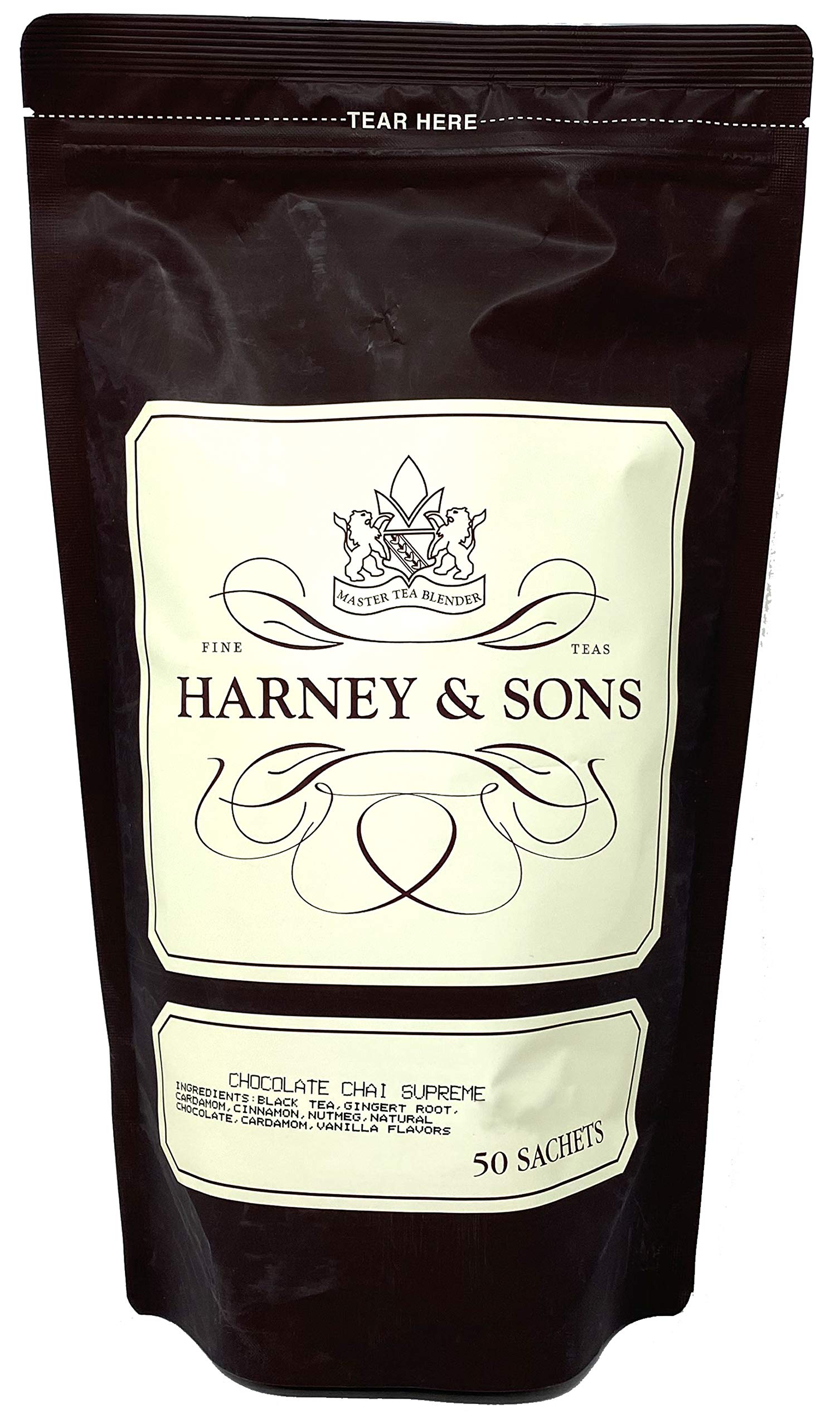 Snapklik.com : Harney & Sons Chai Supreme Tea Sachets In Bulk Bag