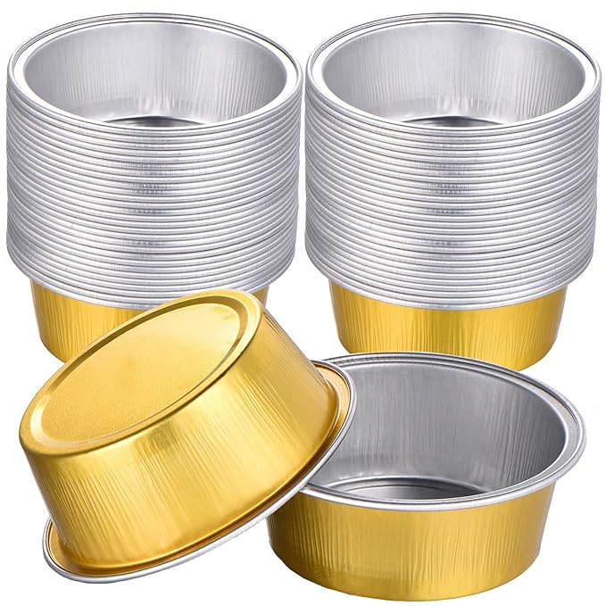 Amazon.com: 50 Pieces Wax Melting Bowl Mini Wax Aluminium Melting Bowls ...
