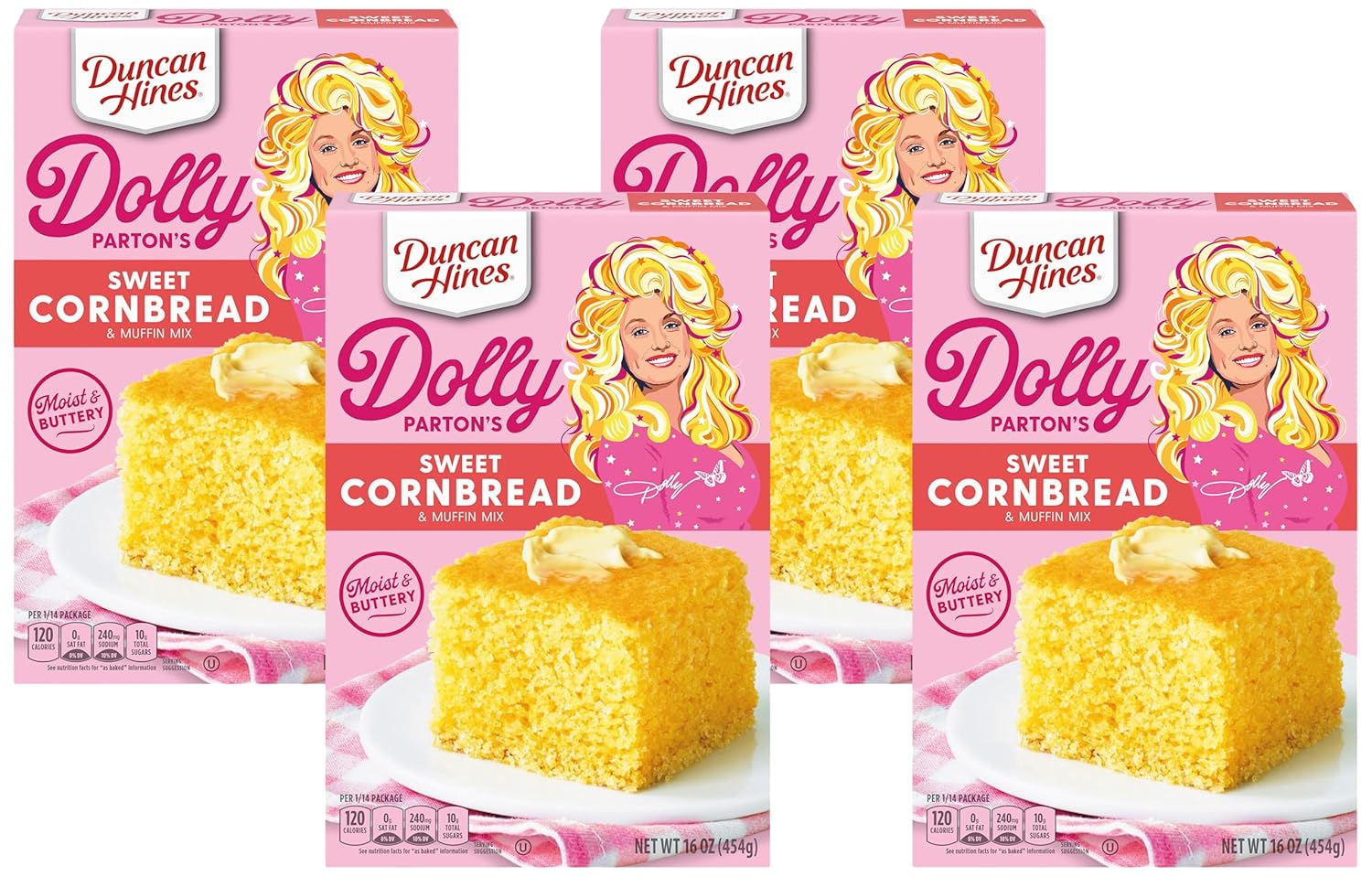 Amazon.com: Duncan Hines Dolly Parton's Sweet Cornbread & Muffin Mix ...