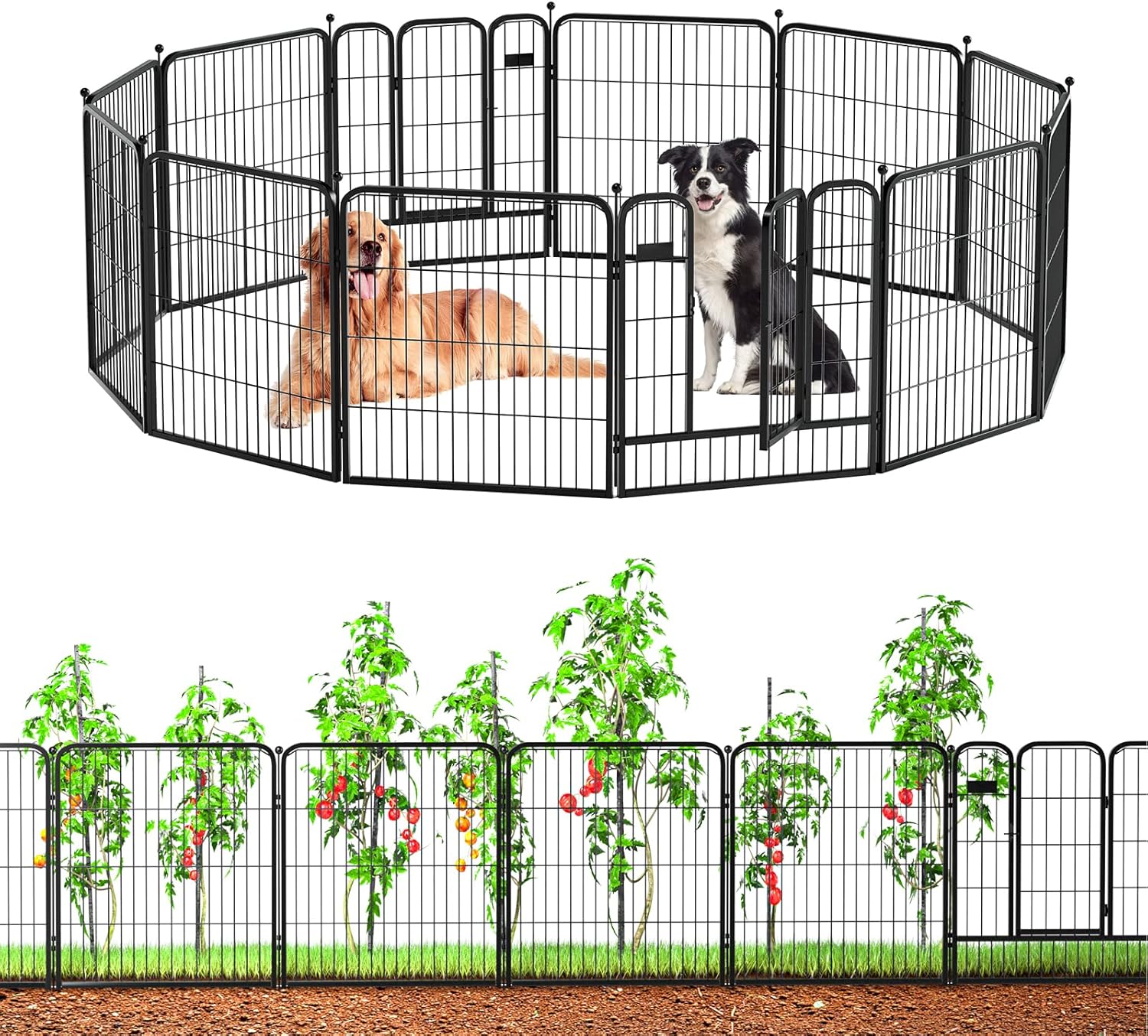 Amazon.com : Shikha Decorative Garden Fence Panels 12Packs 28ft(L ...