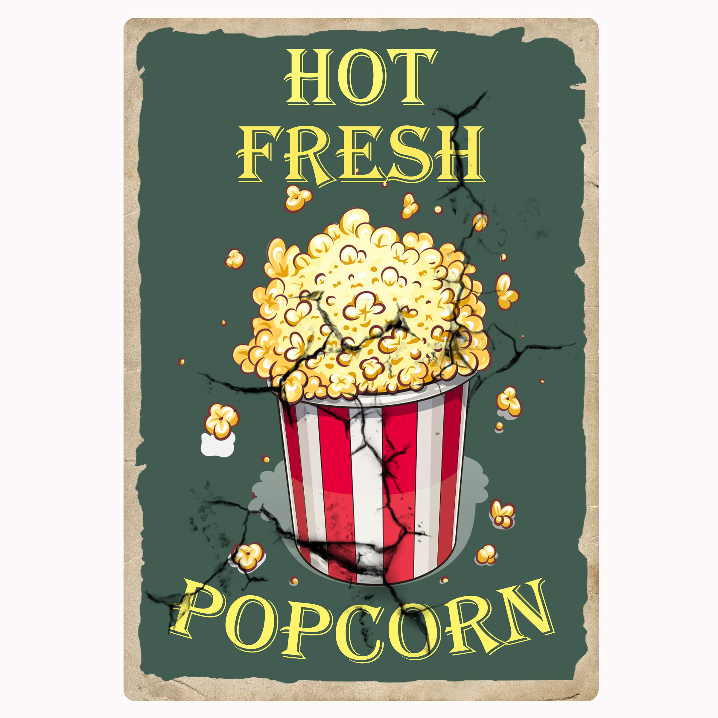 Vintage Popcorn Sign