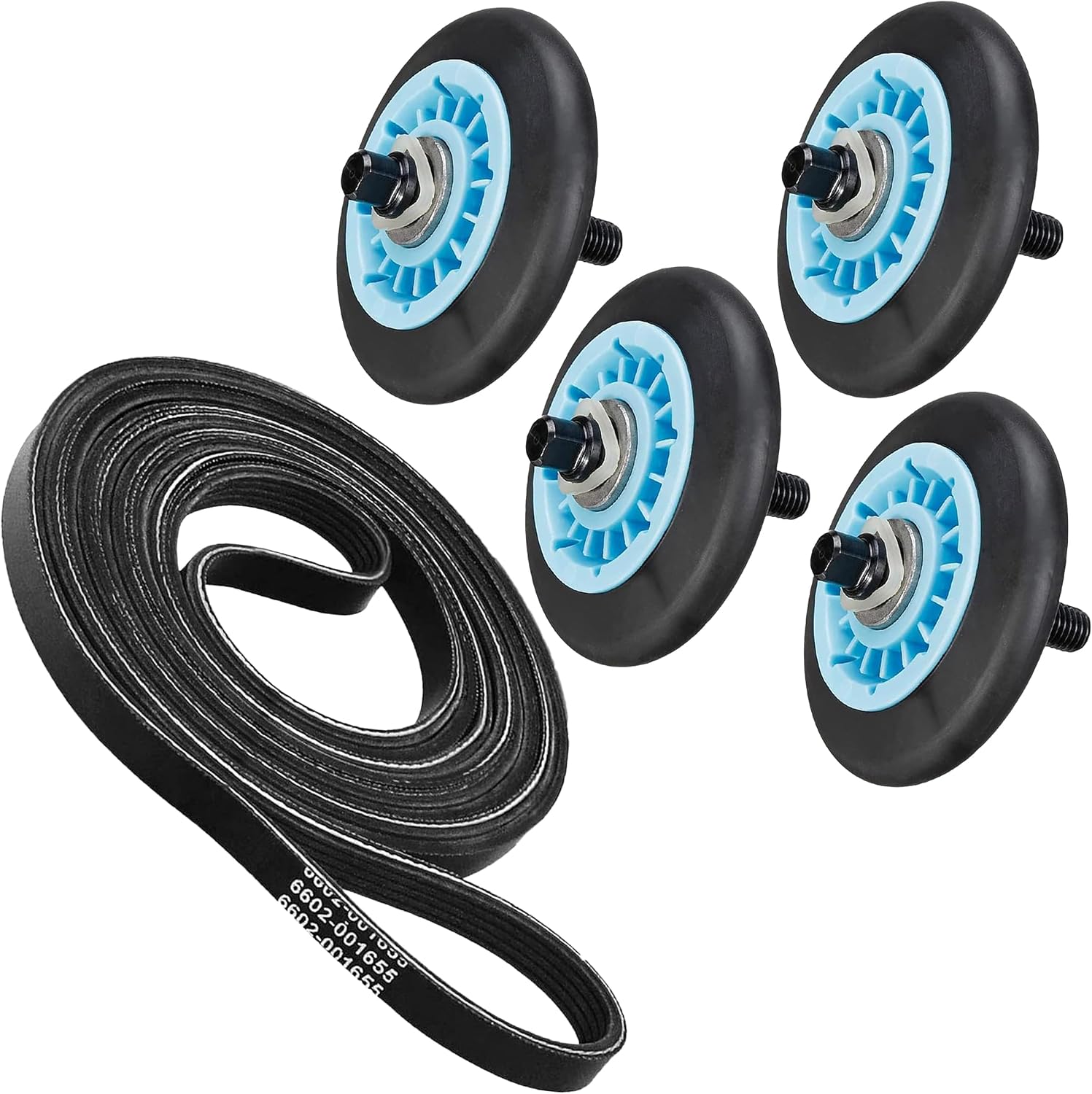 Amazon.com: DC97-16782A Dryer Roller Samsung Dongil Ribbed Belt 5PH2337 ...
