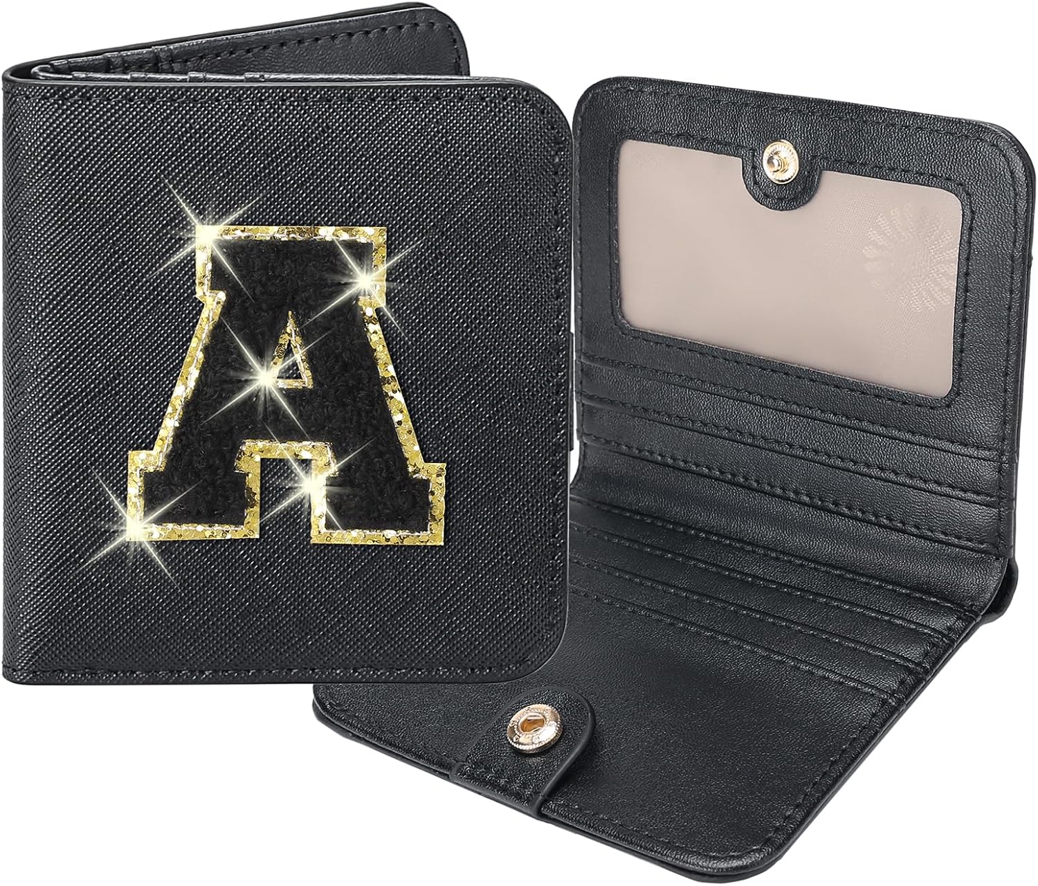 Amazon.com: RNIEGA Initial Wallet Women Small Teen Girl Gifts Trendy ...