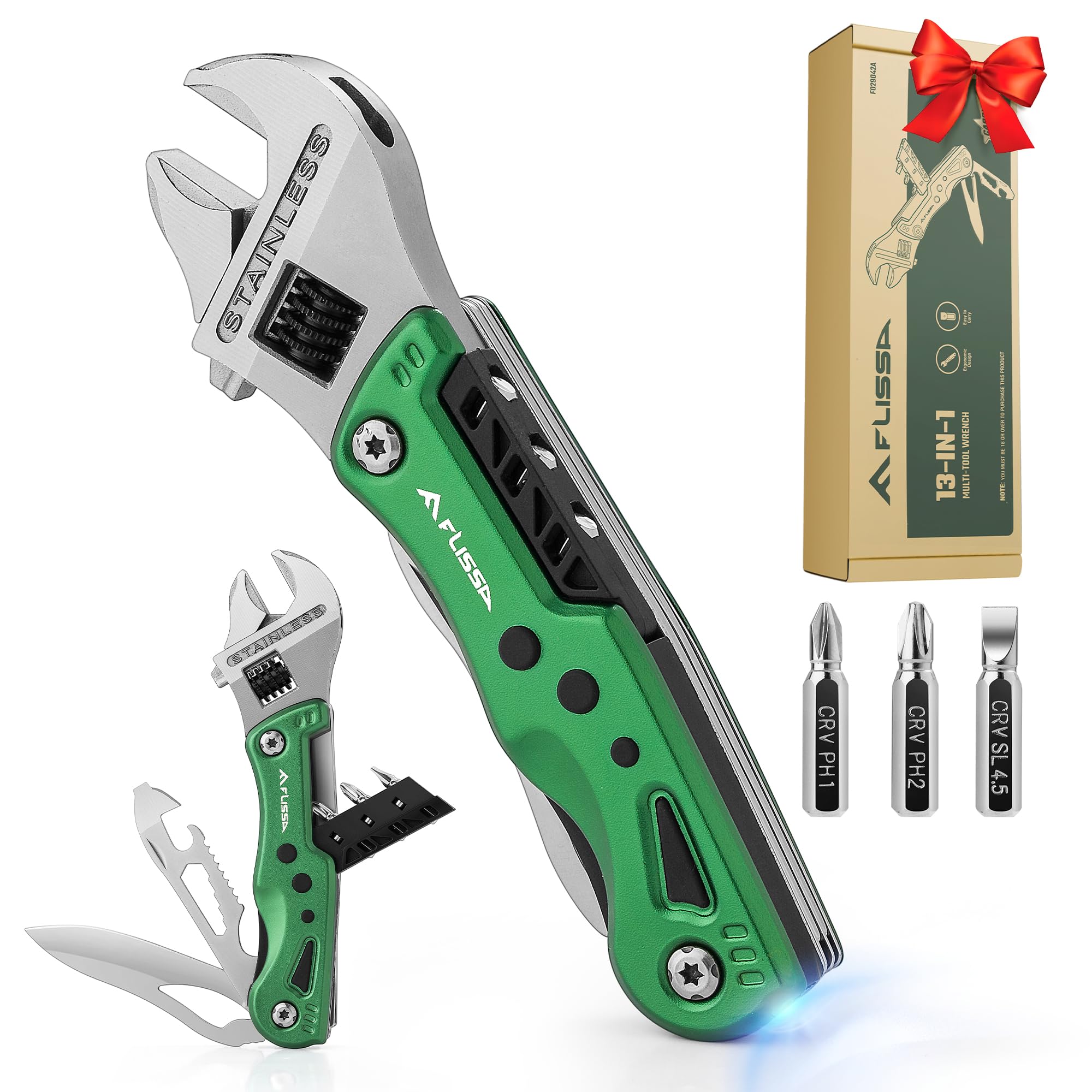 Snapklik.com : FLISSA 13-in-1 Multi Tool Wrench, Gift For Dad ...