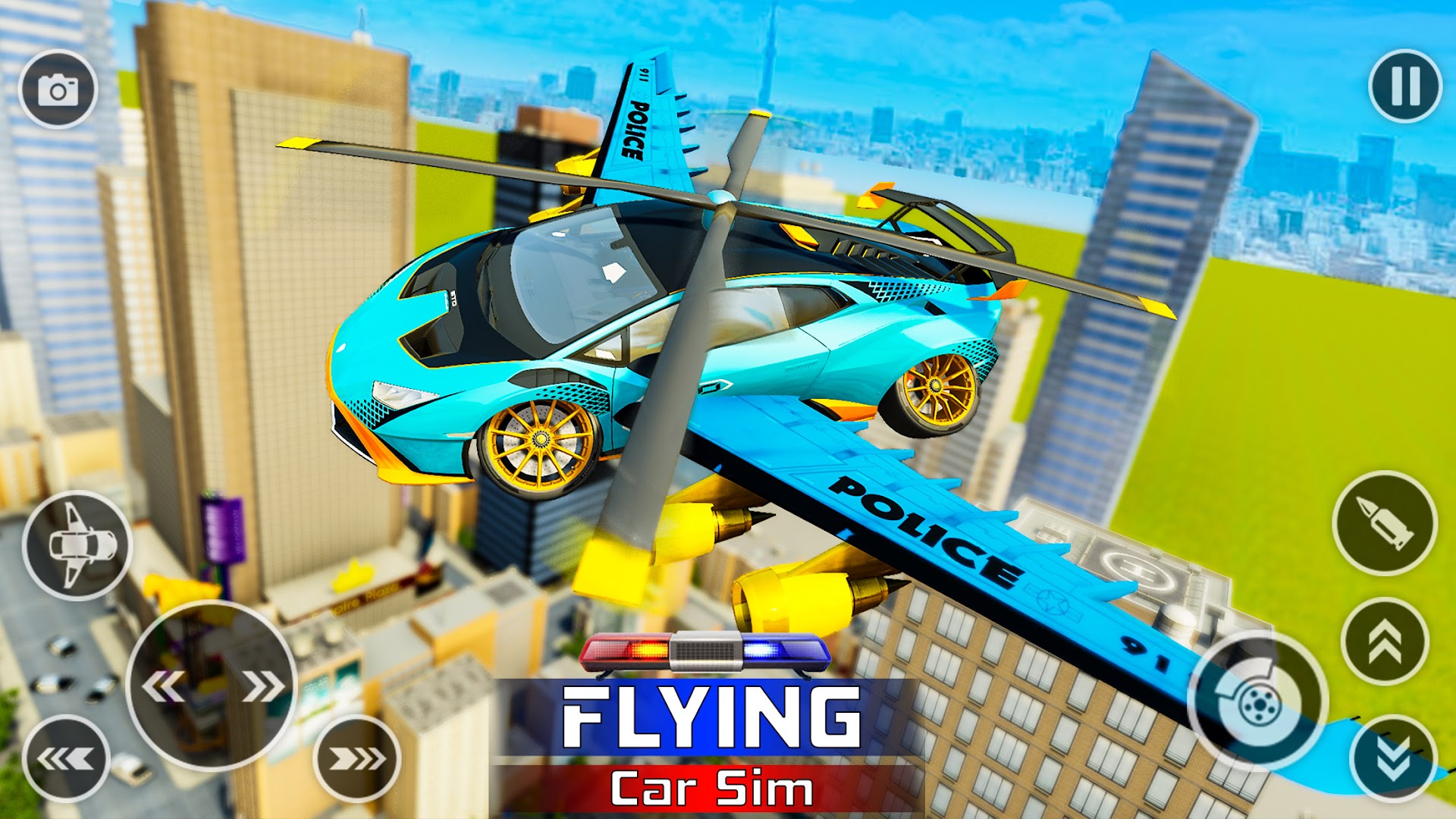 Flying Cars Traffic Hunter Action Racing Game - App on Amazon Appstore