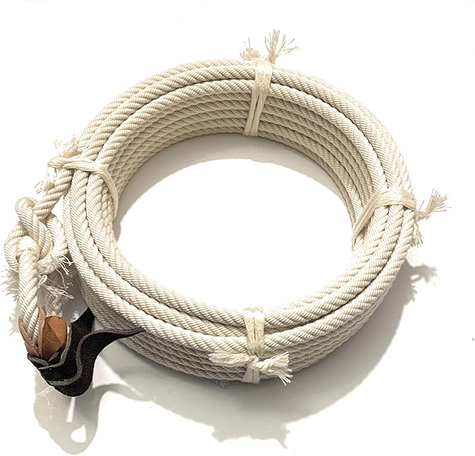 Kids Western Cowboy Lasso Rope Lariat, 25 ft Ranch Cotton Rope SOGA ...