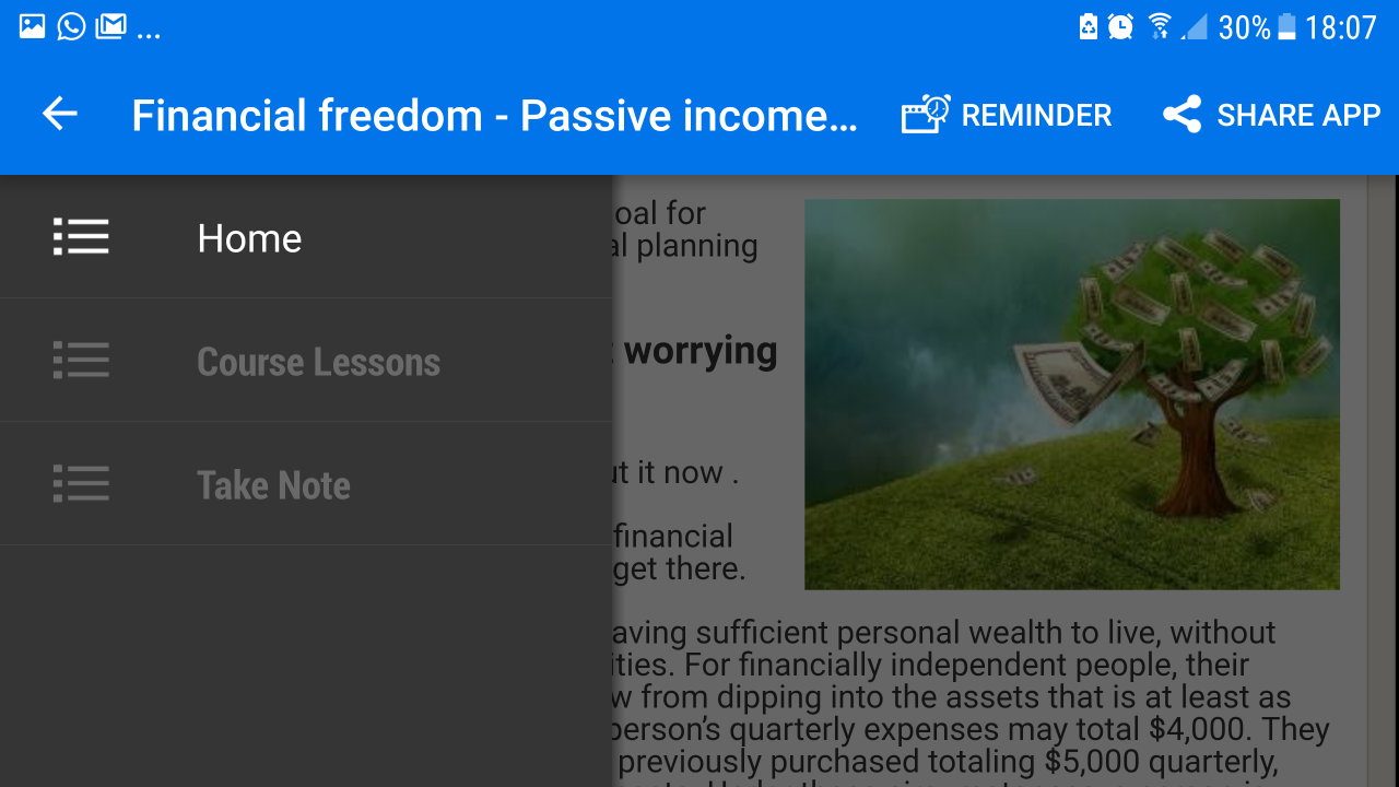 Financial freedom - Passive income cash flow - App on Amazon Appstore