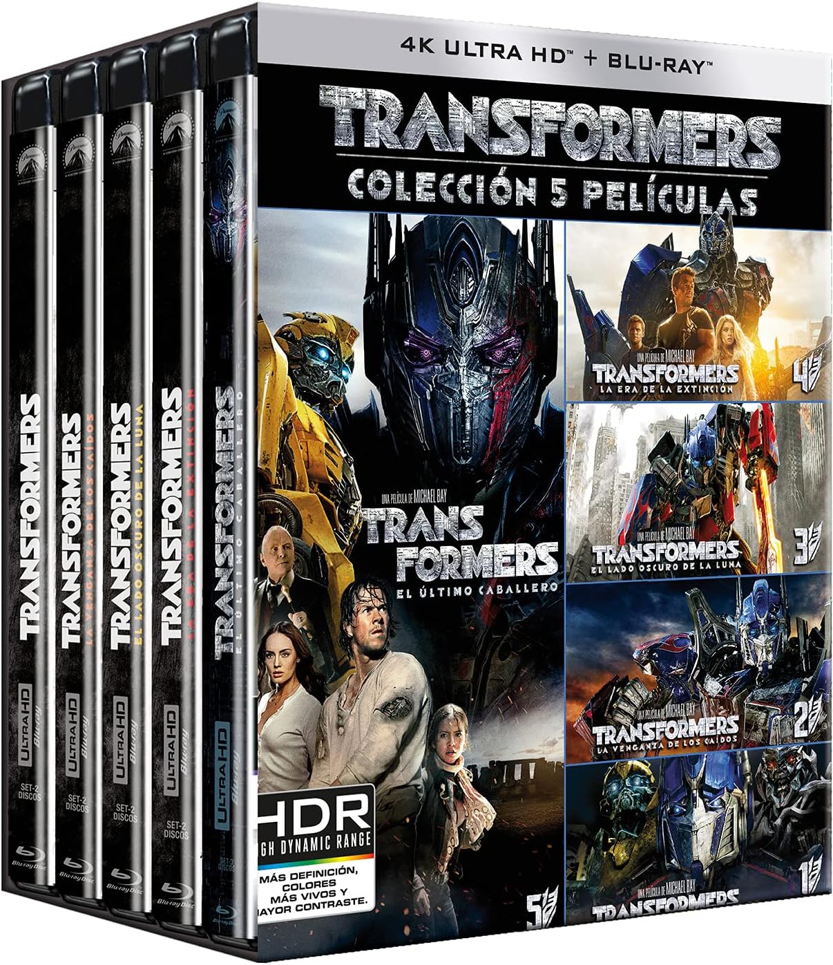 Transformers (Pack 1-5) (Transformers Pack 1-5, Spain Import, See ...