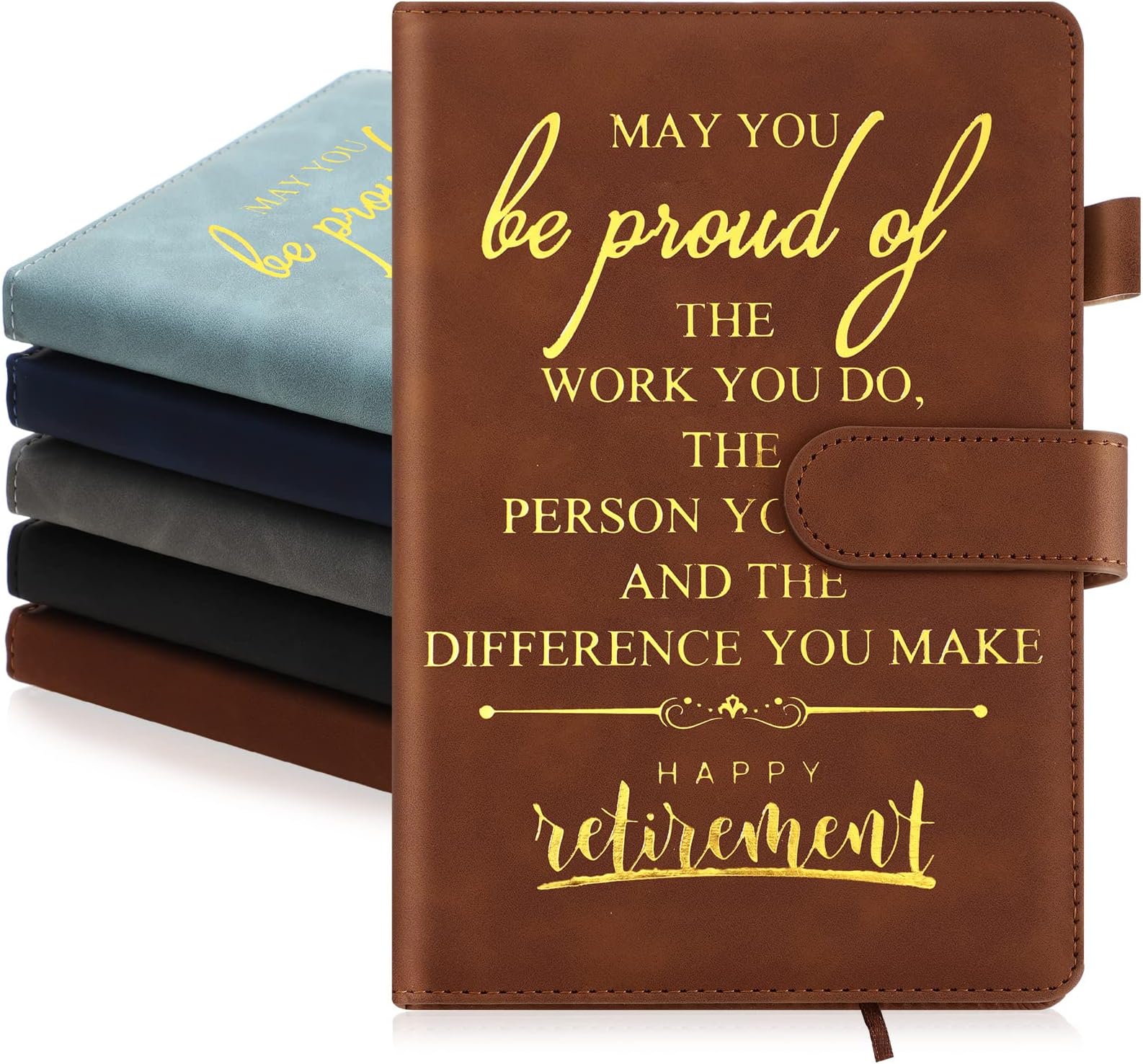 Amazon.com : Fuutreo 5 Pcs Retirement Gifts for Women Men Leather ...