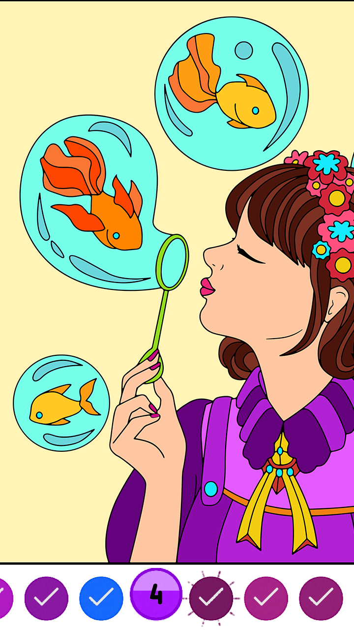 Japanese Coloring Book : Color by Number - Coloring Games for Adults ...