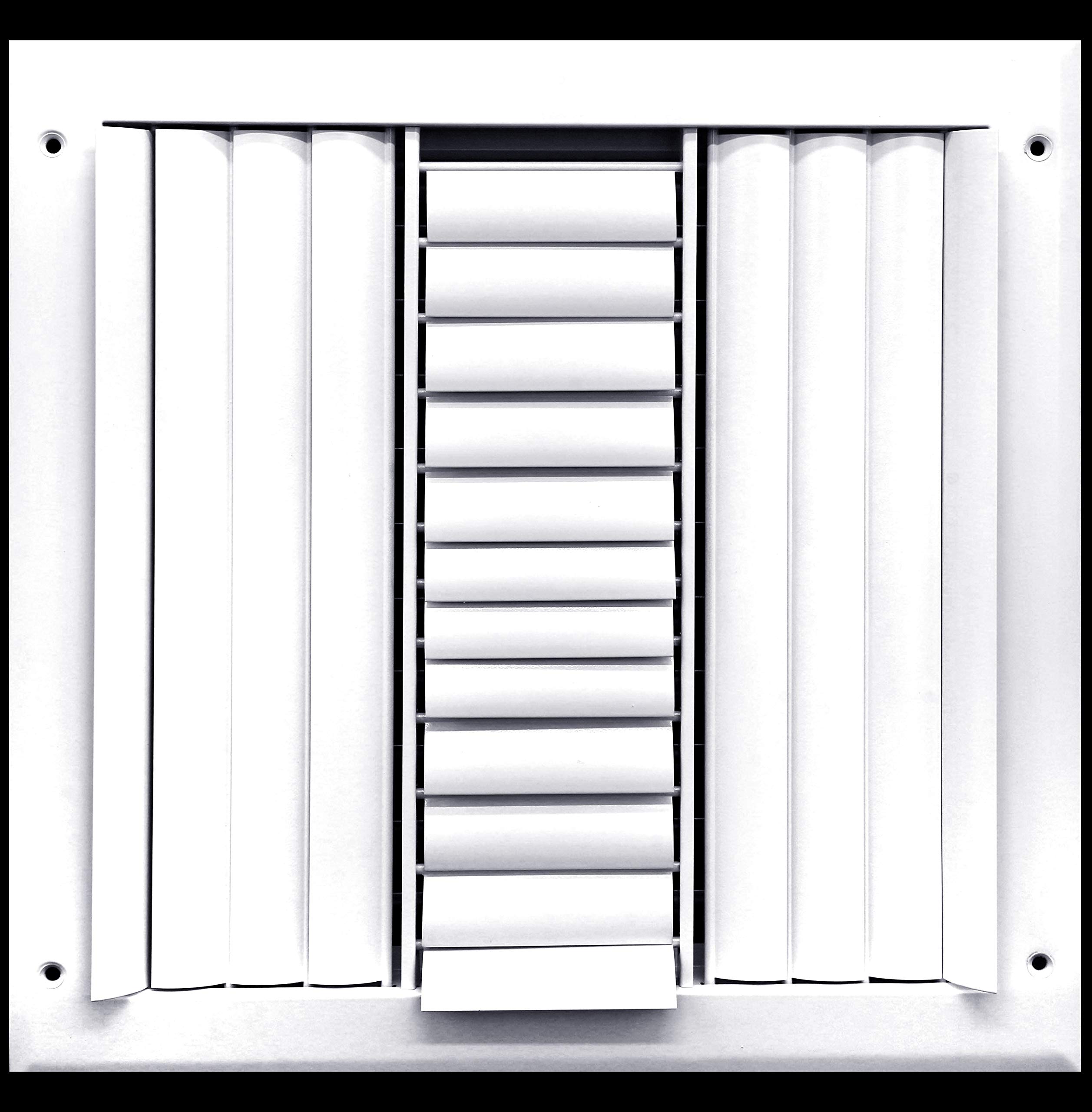 HVAC Premium 10''w x 10''h 3-Way Fixed Curved Blade AIR Supply Diffuser ...