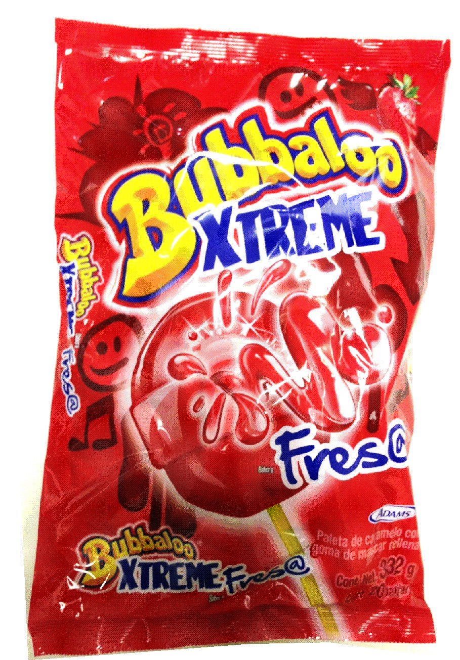 Amazon.com : Bubbaloo Xtreme Strawberry : Grocery & Gourmet Food