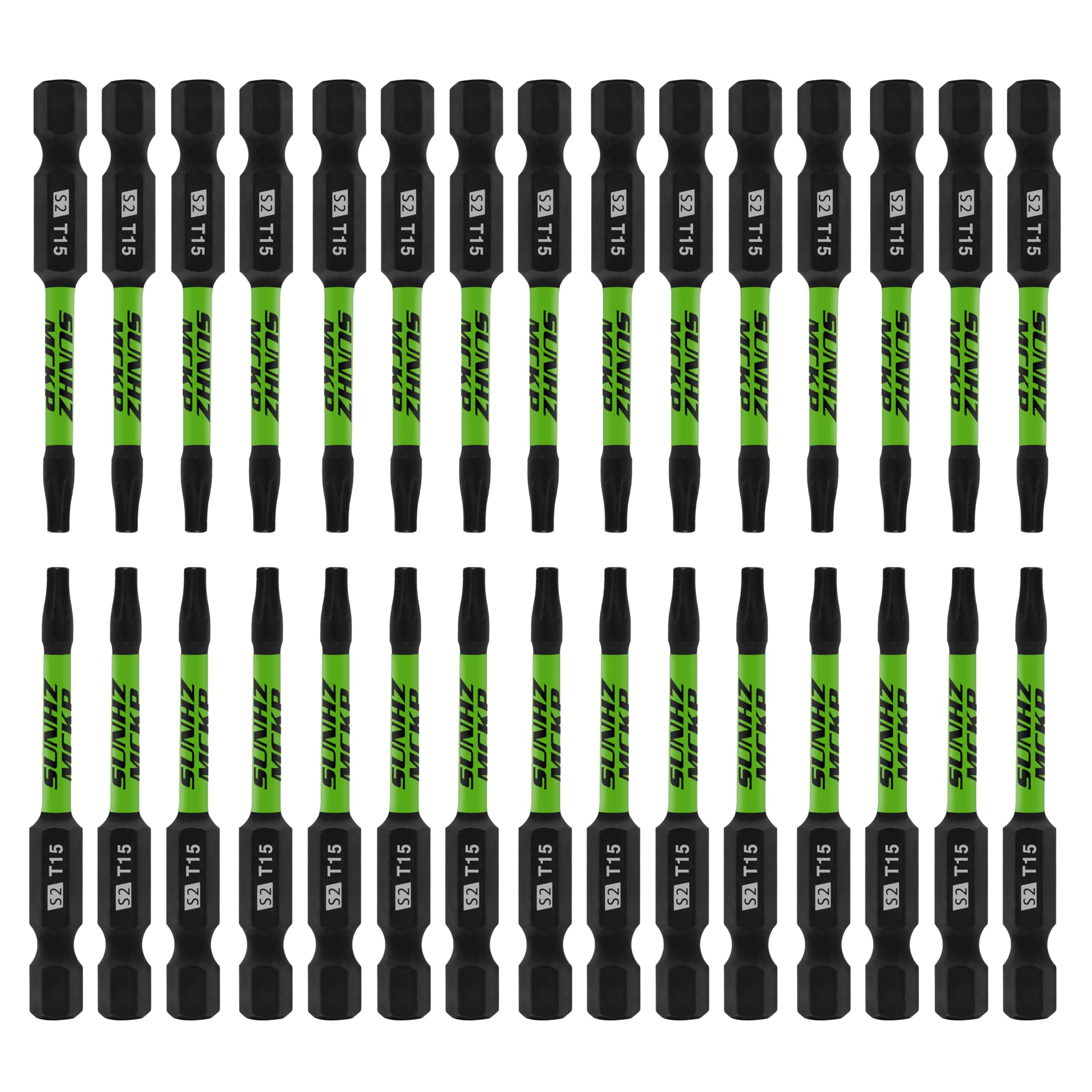 SUNHZMCKP T15 Impact Torx Bits Set, 30 Pack Security Torx Bit Set ...