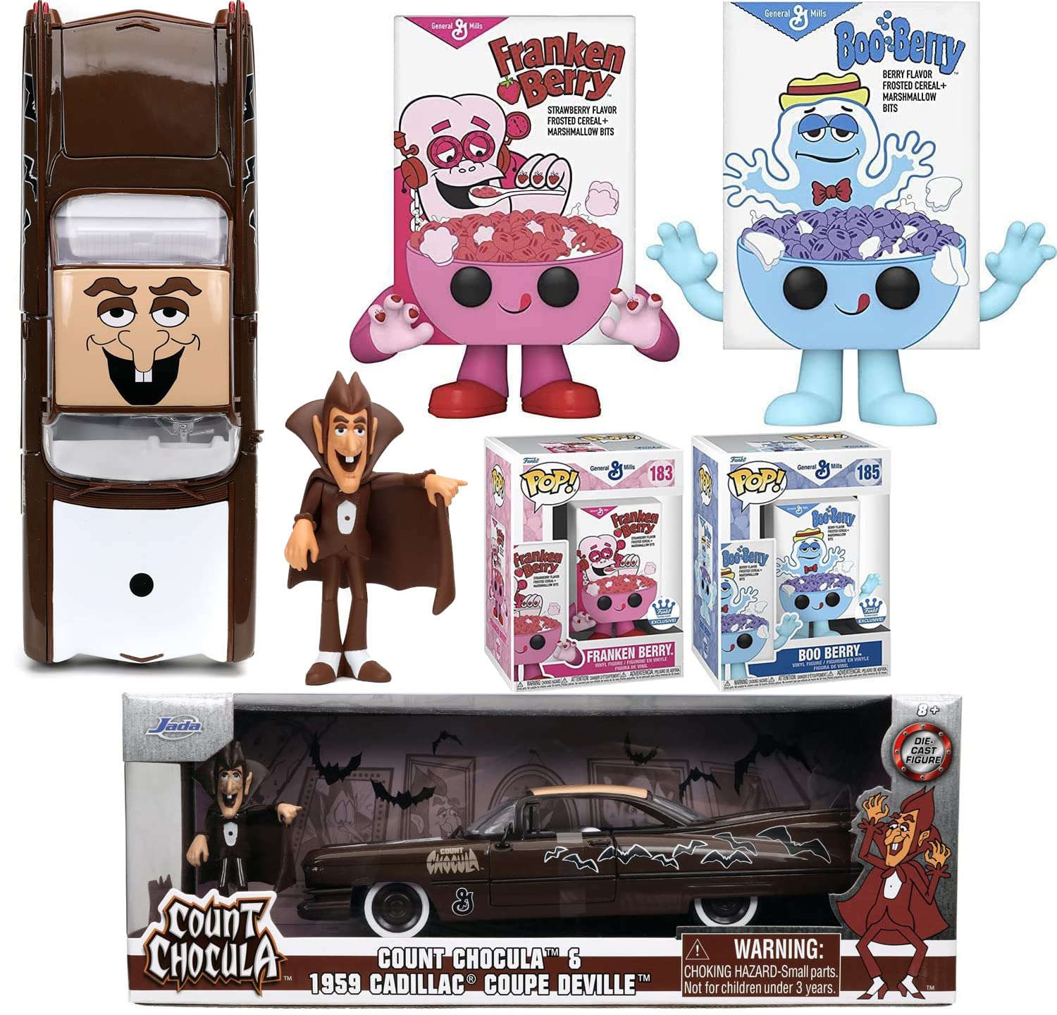 Milk Monster General Mills Figure Pop Bundle Franken Berry Cereal ...