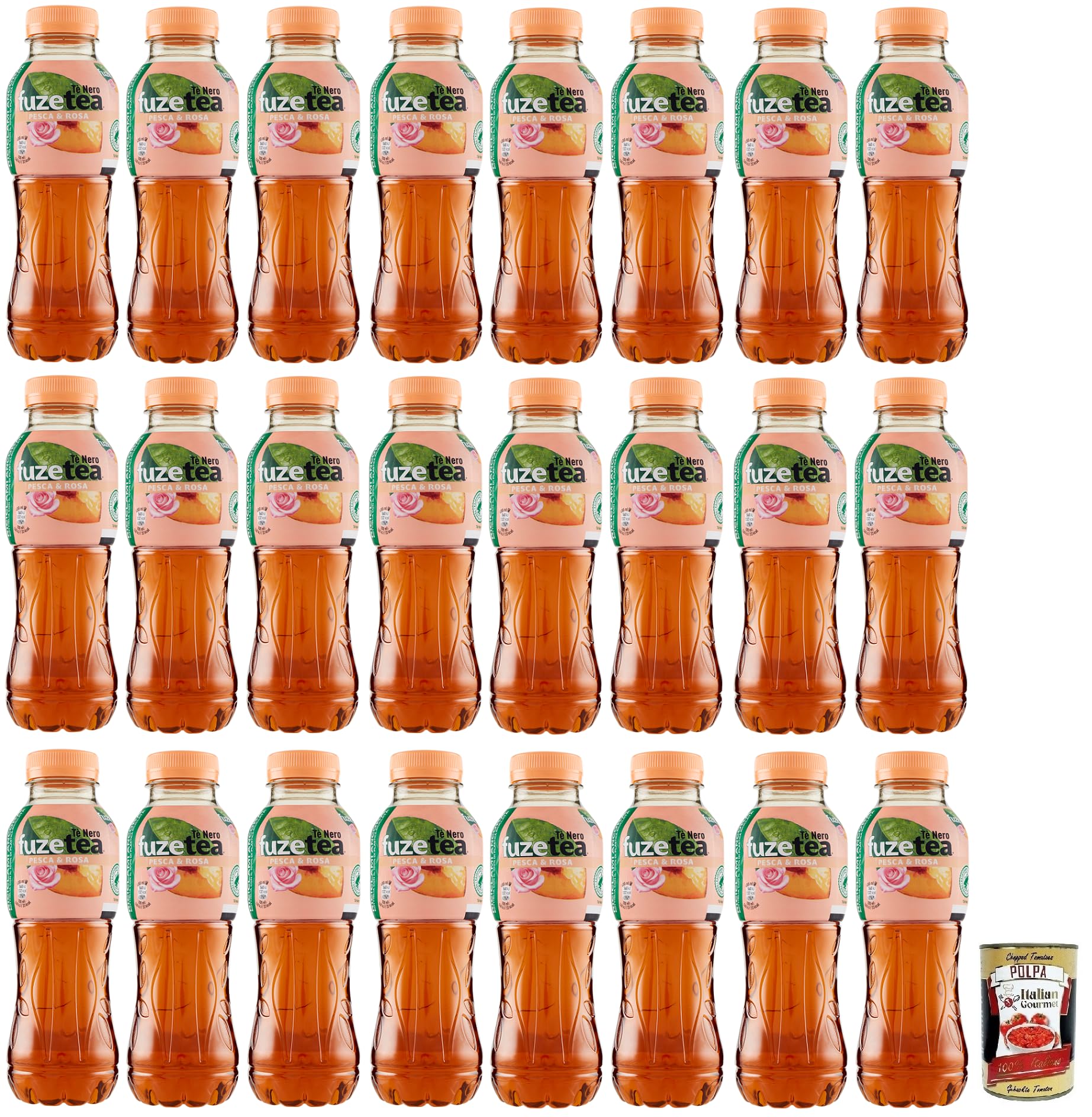 Fuze Tea Pesca Lot de 24 sachets de thé noir glacé à la pêche et aux ...