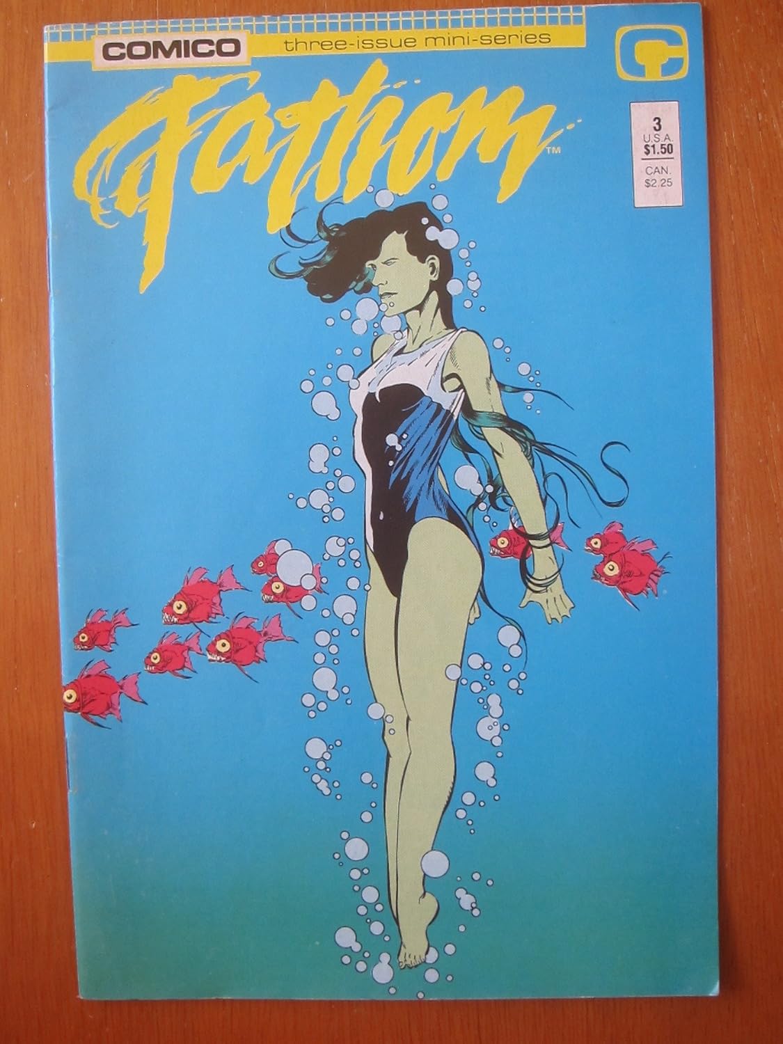 Fathom #3, July 1987 by Bill Willingham, Lawrence Schick and Jill Thompson: Lawrence Schick Jill ...
