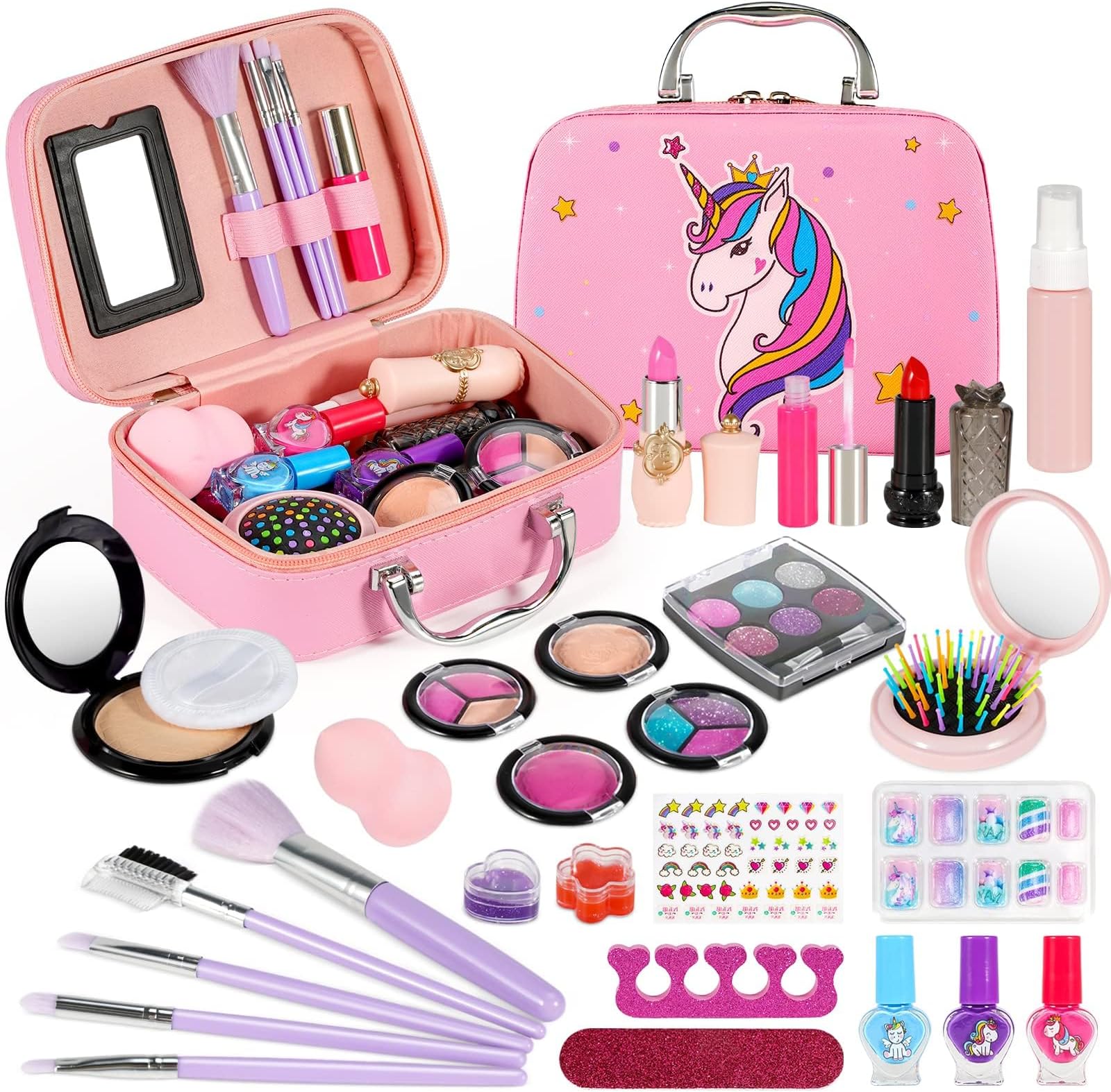 BIQIQI Kids Jewelry Set Little Girls Plush Purses with Necklace ...