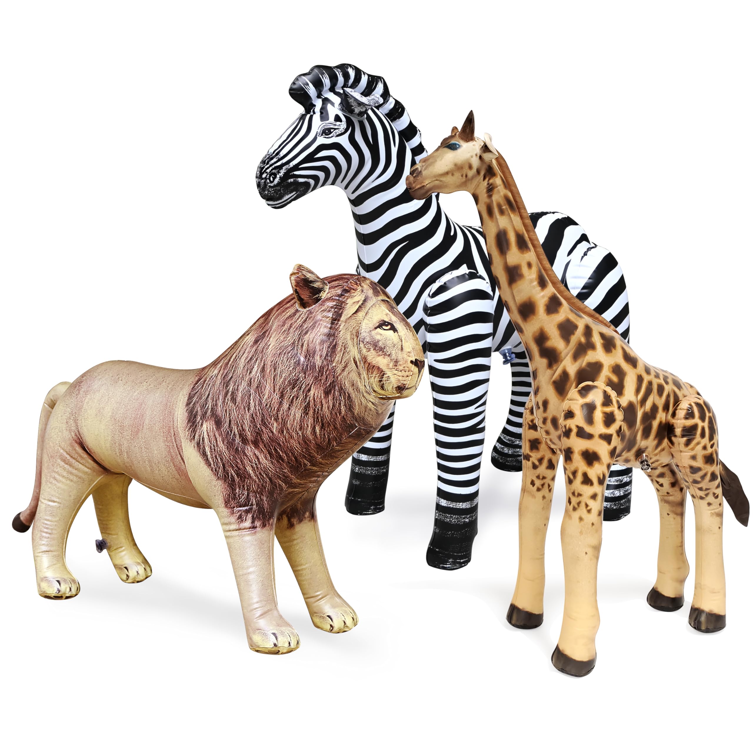 Snapklik.com : Jet Creations 3 Pack Giraffe Zebra Lion Safari Great For ...