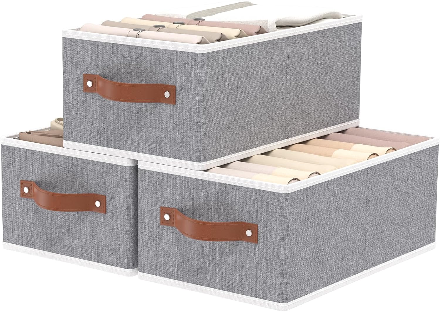 Amazon.com: OUTBROS Cube Storage Unit Boxes, Foldable Bins for Bedrooms ...