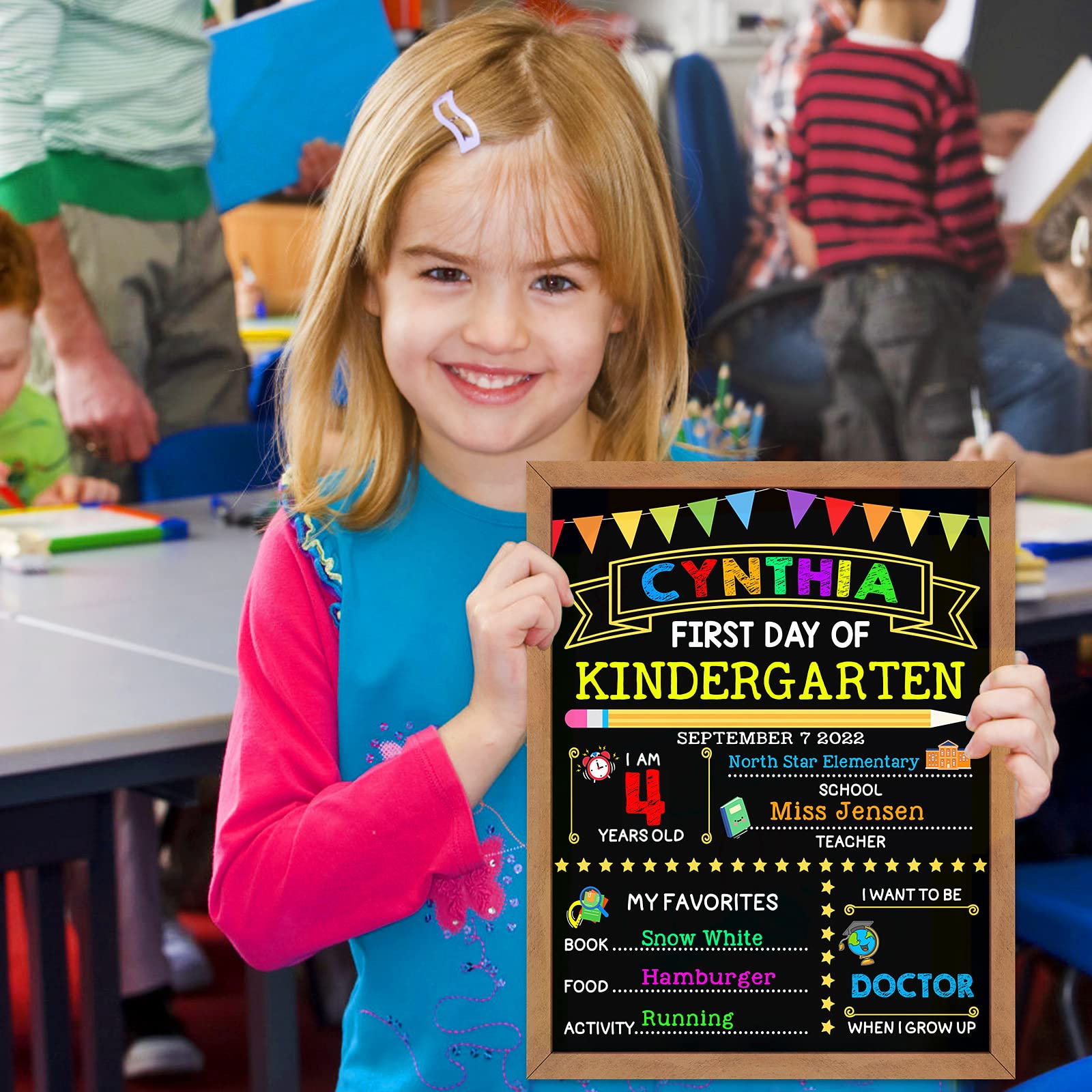 Snapklik.com : First Day Of School Sign - First Day Of School Board ...