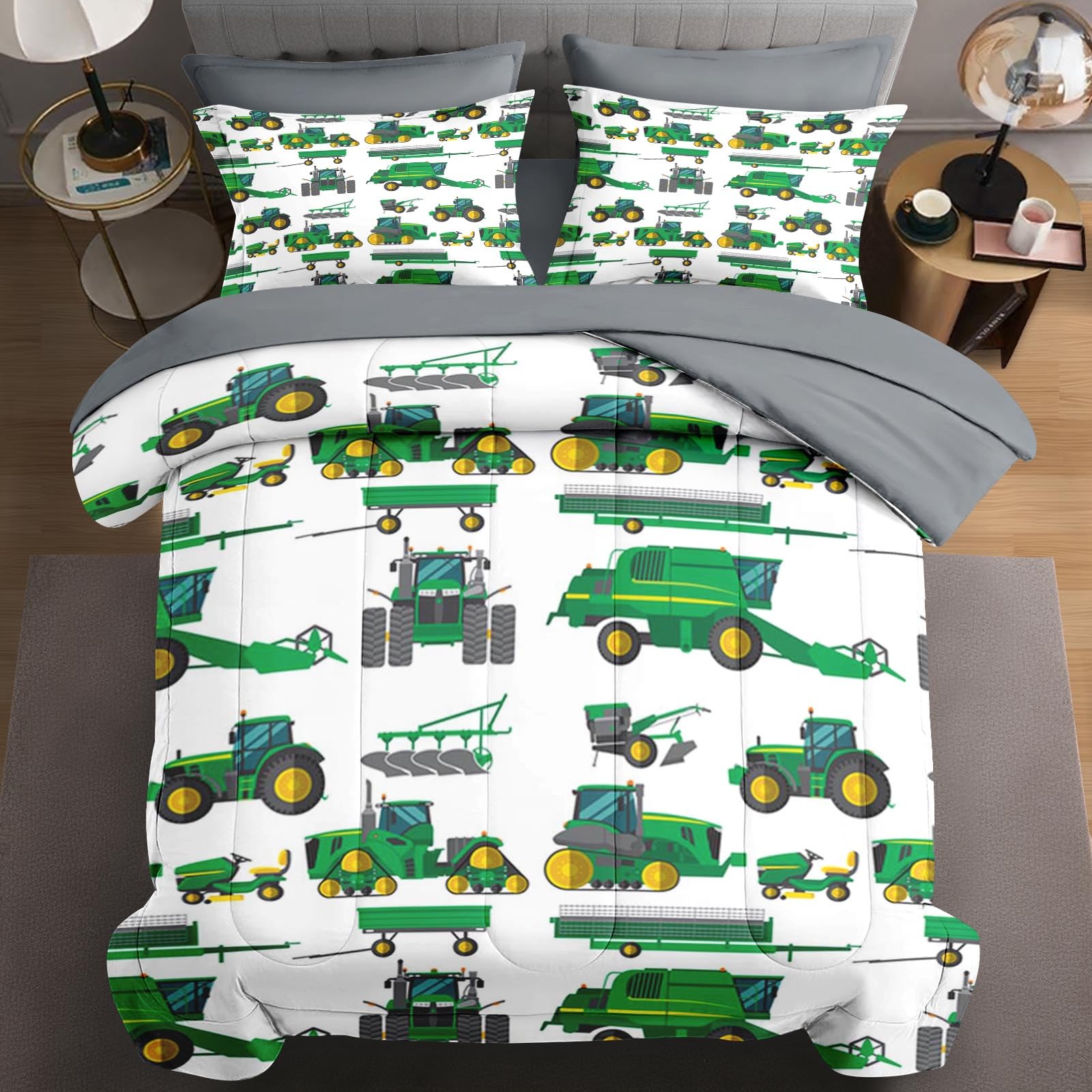 Amazon.com: WeCozy 7 Pcs Full Size Comforter Set with 2 Pillowcases & 2 ...