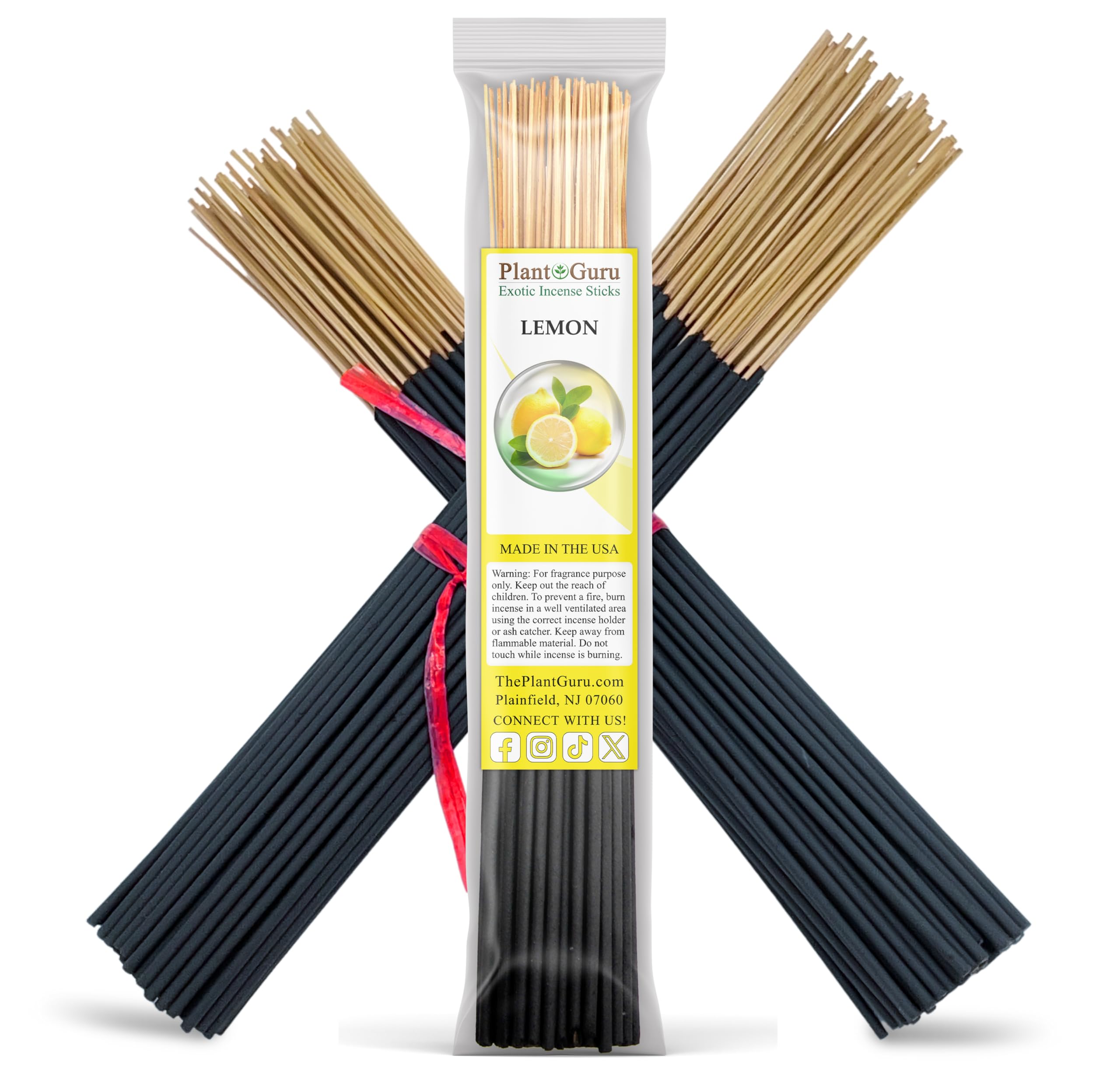 Amazon.com: Lemon Incense Sticks 11" - 1 Bundle 85 to 100 Sticks ...