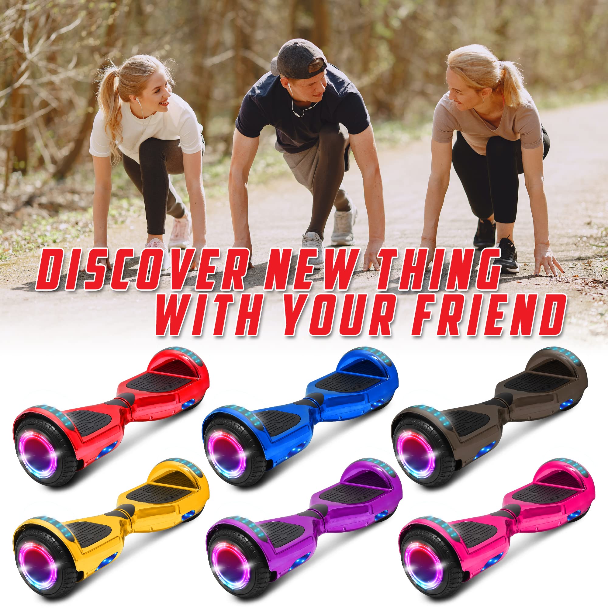 Newest Generation Electric Hoverboard Dual Motors Two Wheels Hoover ...