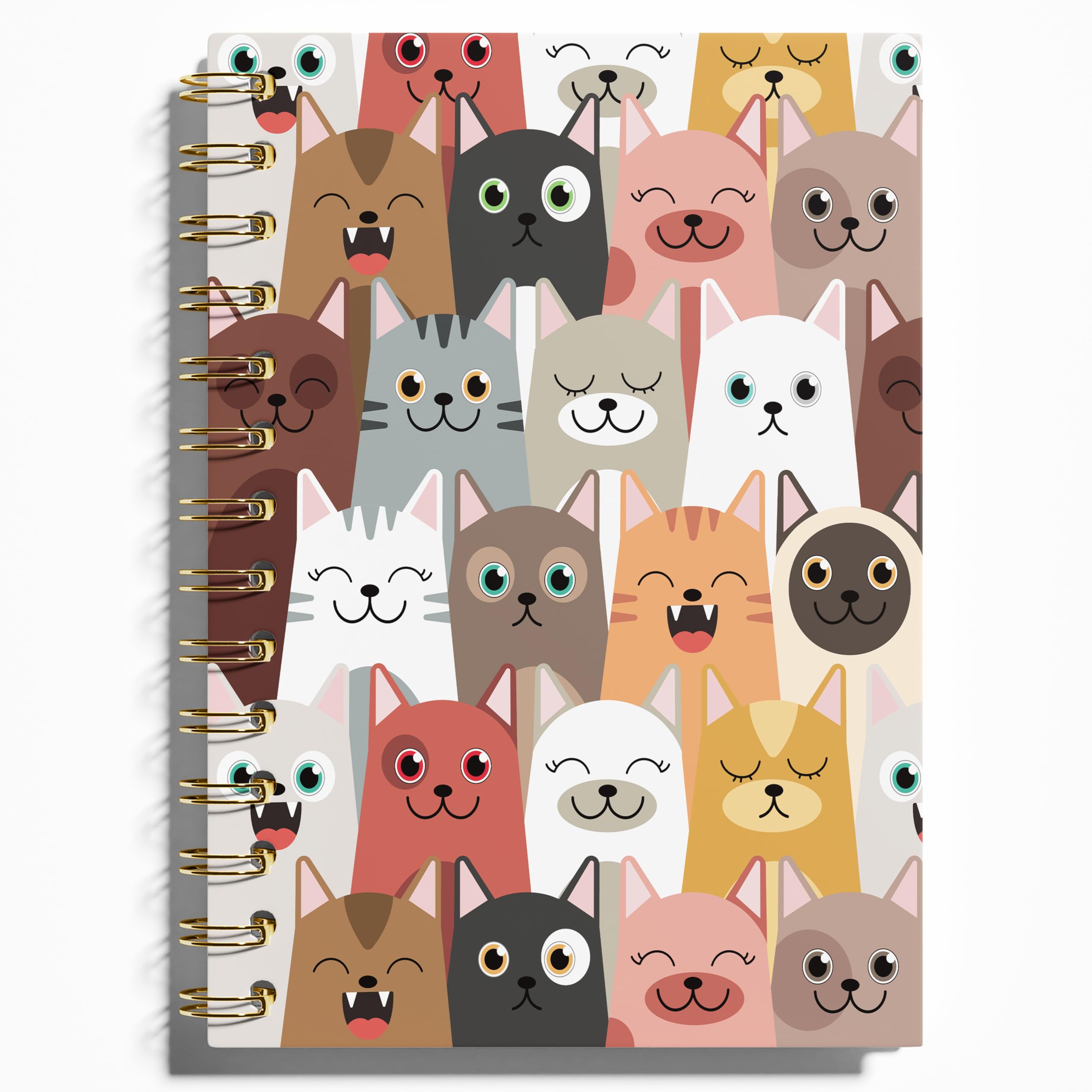 Amazon.com : WFSM Cat Notebook - Cute Cat Journal, Cat Gift Journal ...