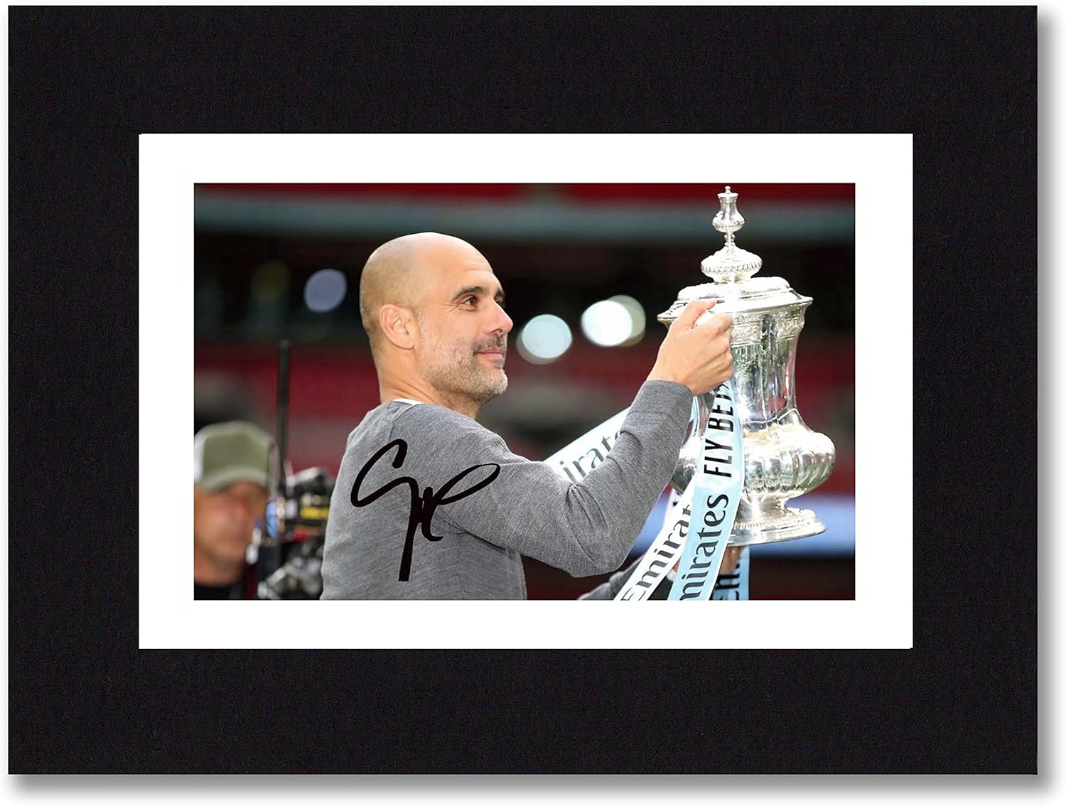 Amazon.com: PEP GUARDIOLA Signed 8x6 Inch Mounted Photo Print Pre ...