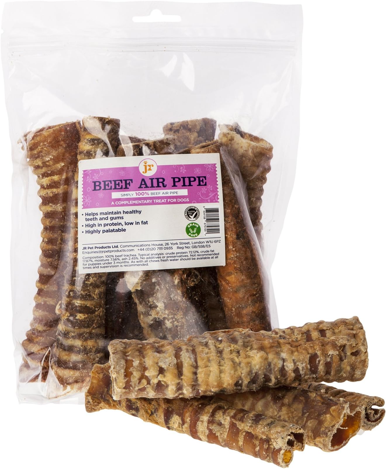 Trachea 1kg - Dog Treat - Natural Air-Dried Dog Treats Chews - 100% ...