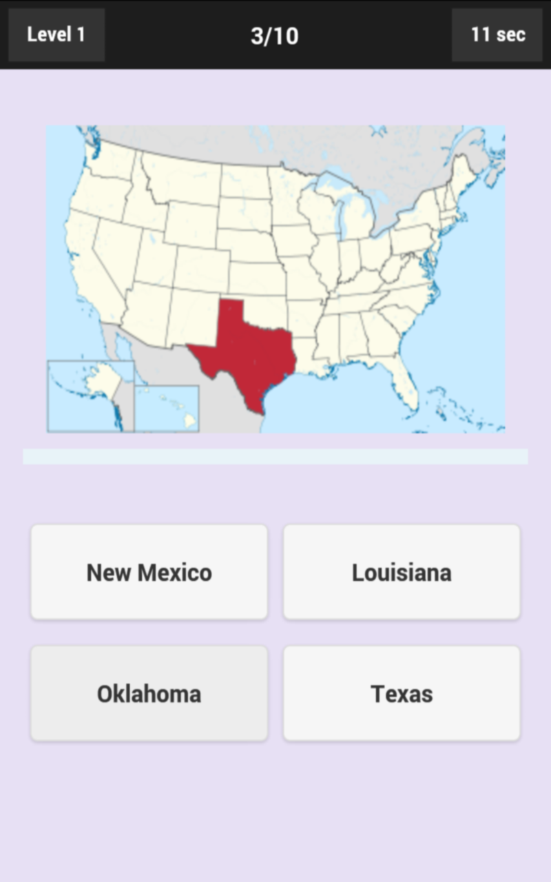 US States Capitals & Flag Quiz - App on Amazon Appstore