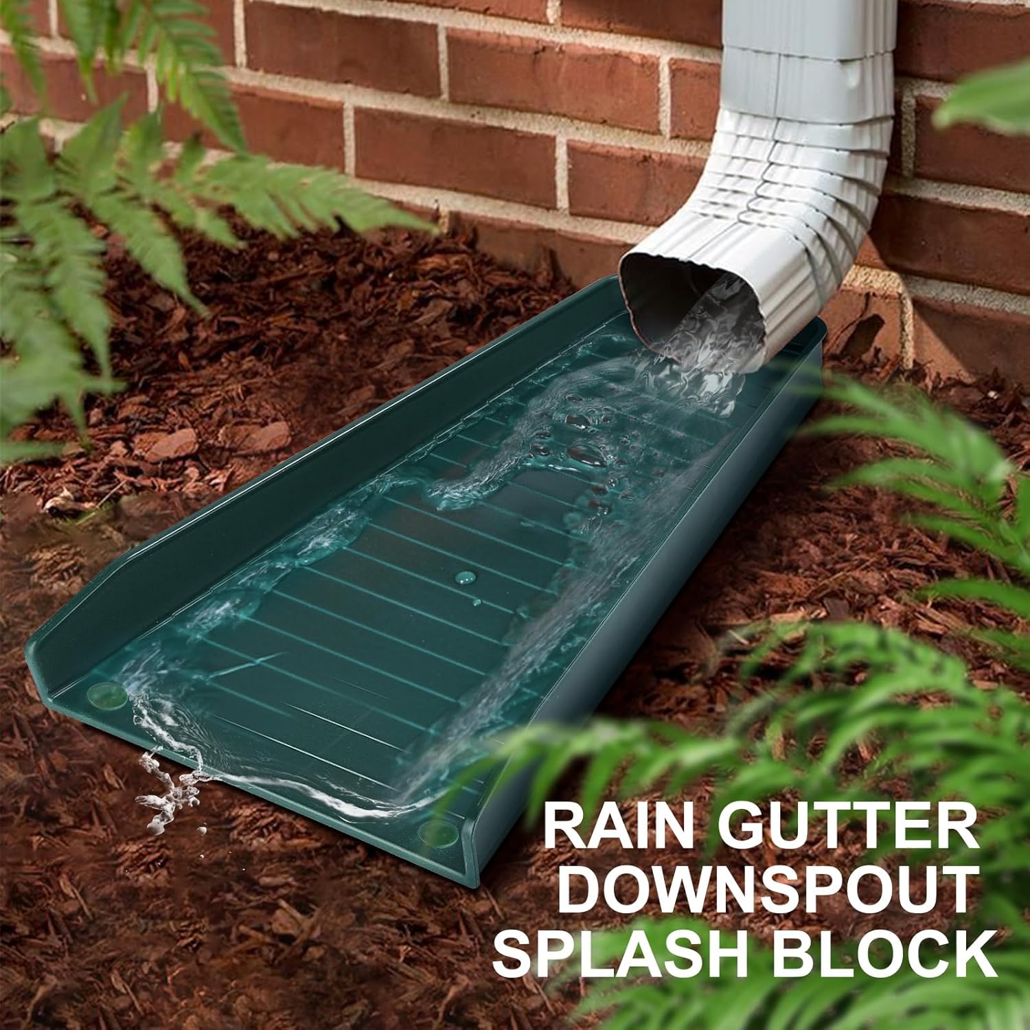 4 Pack Gutter Downspout Extensions,Rain Gutter Downspout Splash Block ...