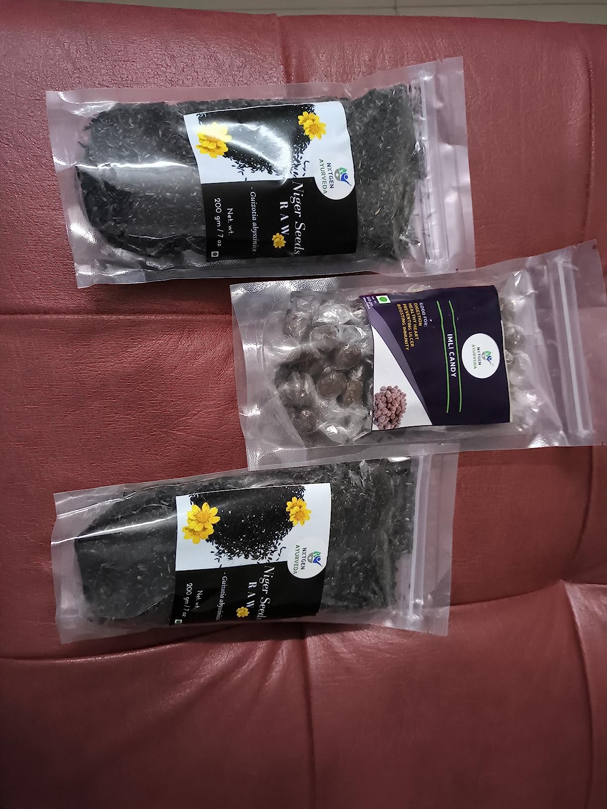 Nxtgen Ayurveda Niger Seeds Raw | Pack of 2 | 200g Each | Ramtil ...