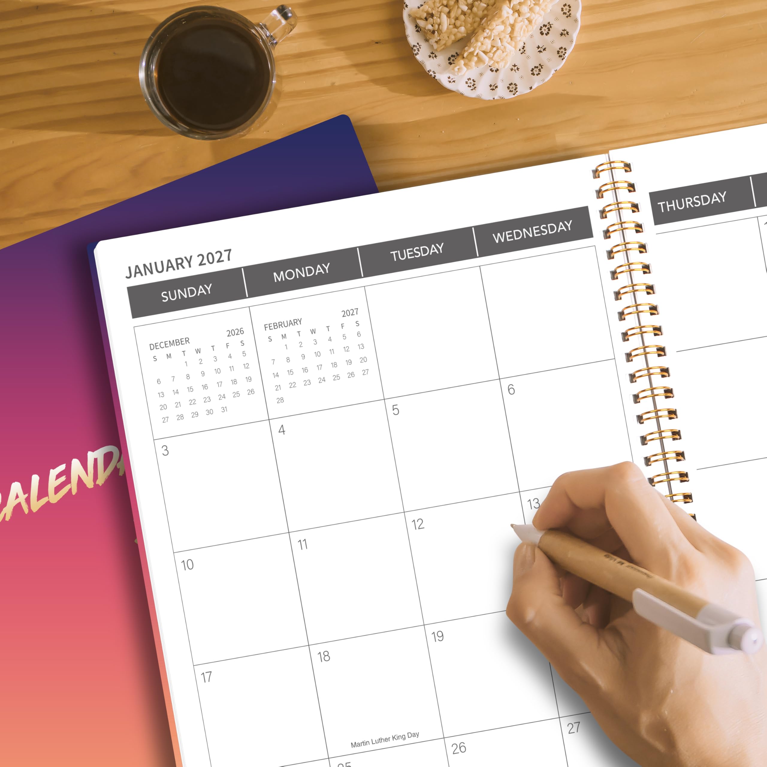 Snapklik.com : Monthly Planner 2026-2027, 2026 Calendar 18 Months ...