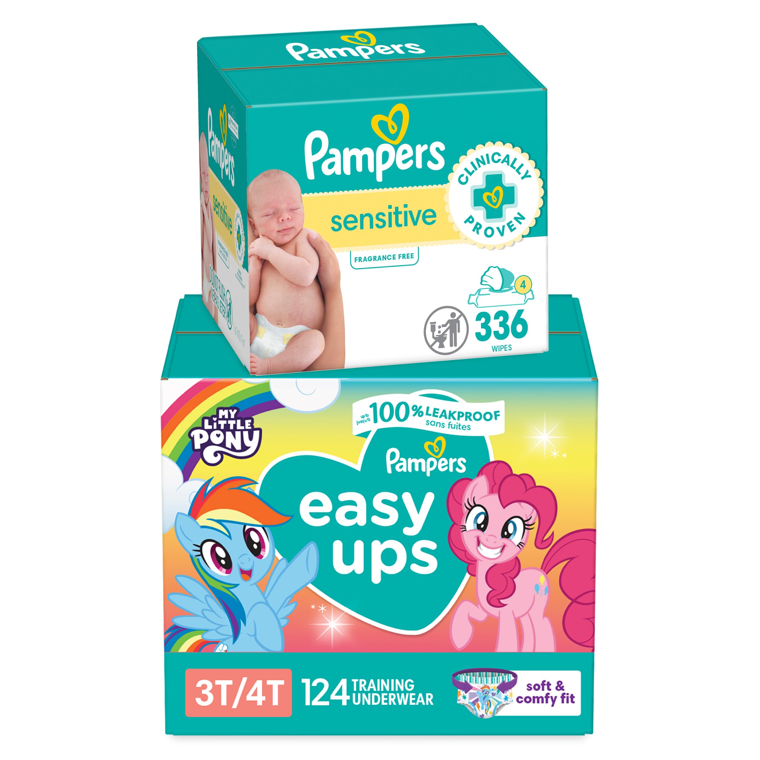 Amazon.com: Pampers Easy Ups Pull On Training Pants My Little Pony, 3T ...