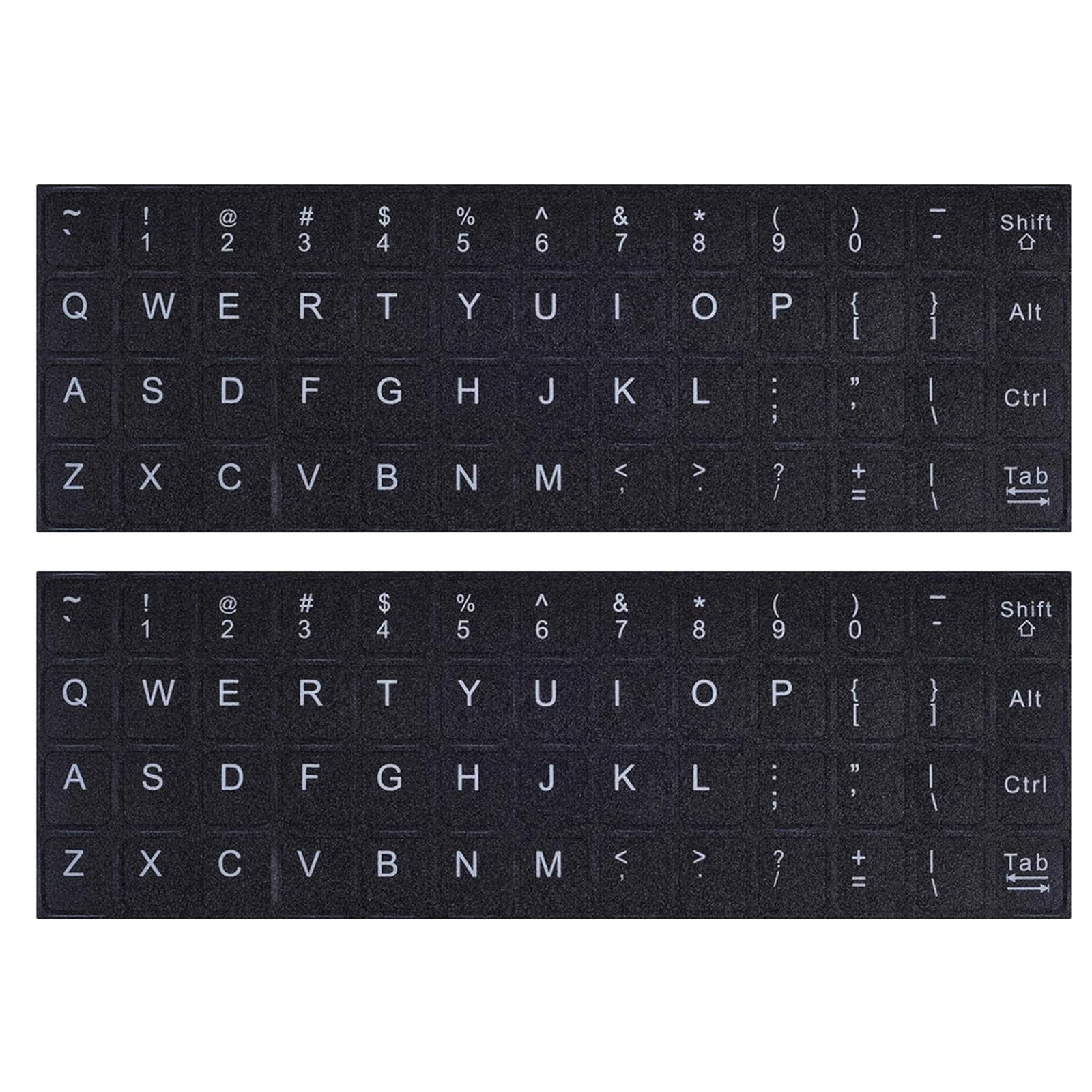 2PCS English Keyboard Stickers, Universal Keyboard Letters Replacement ...