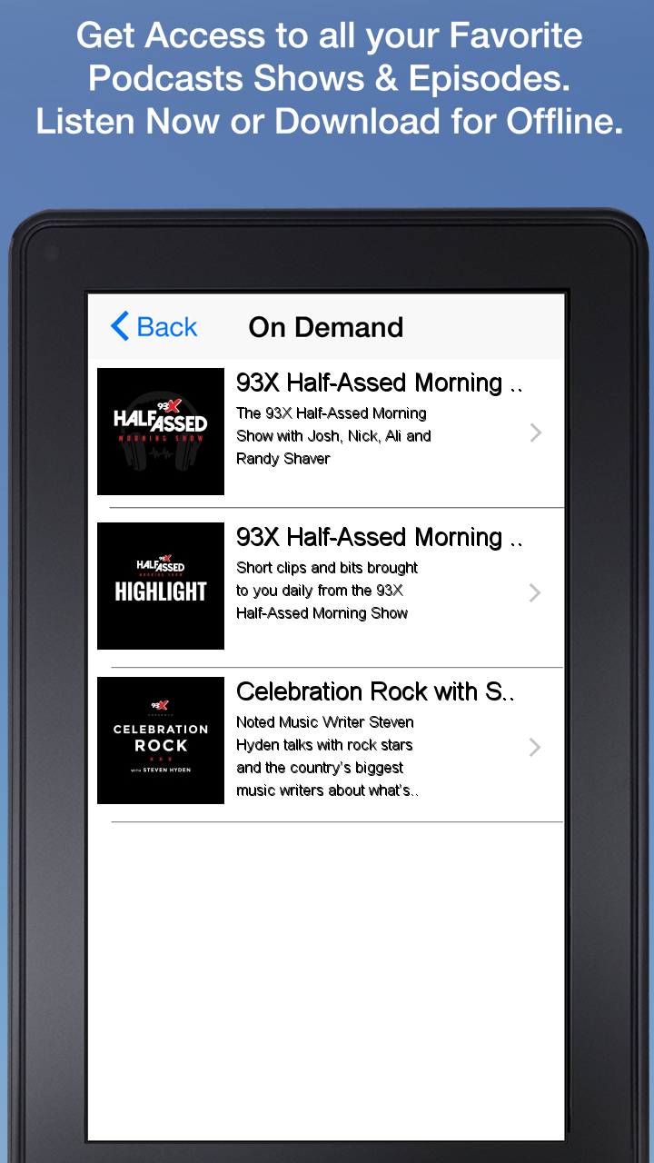 93X Rocks! - App on Amazon Appstore